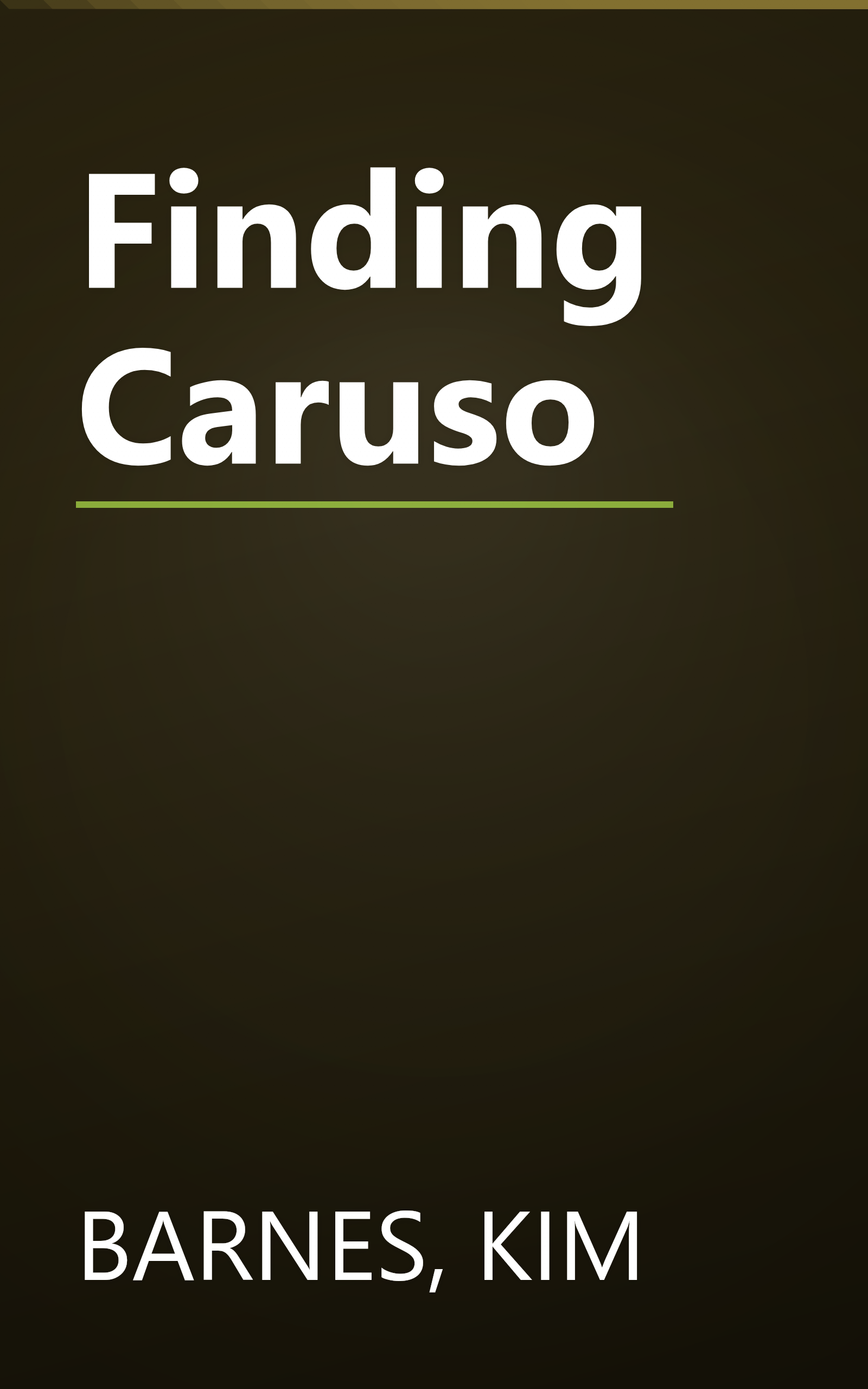 Finding Caruso book cover