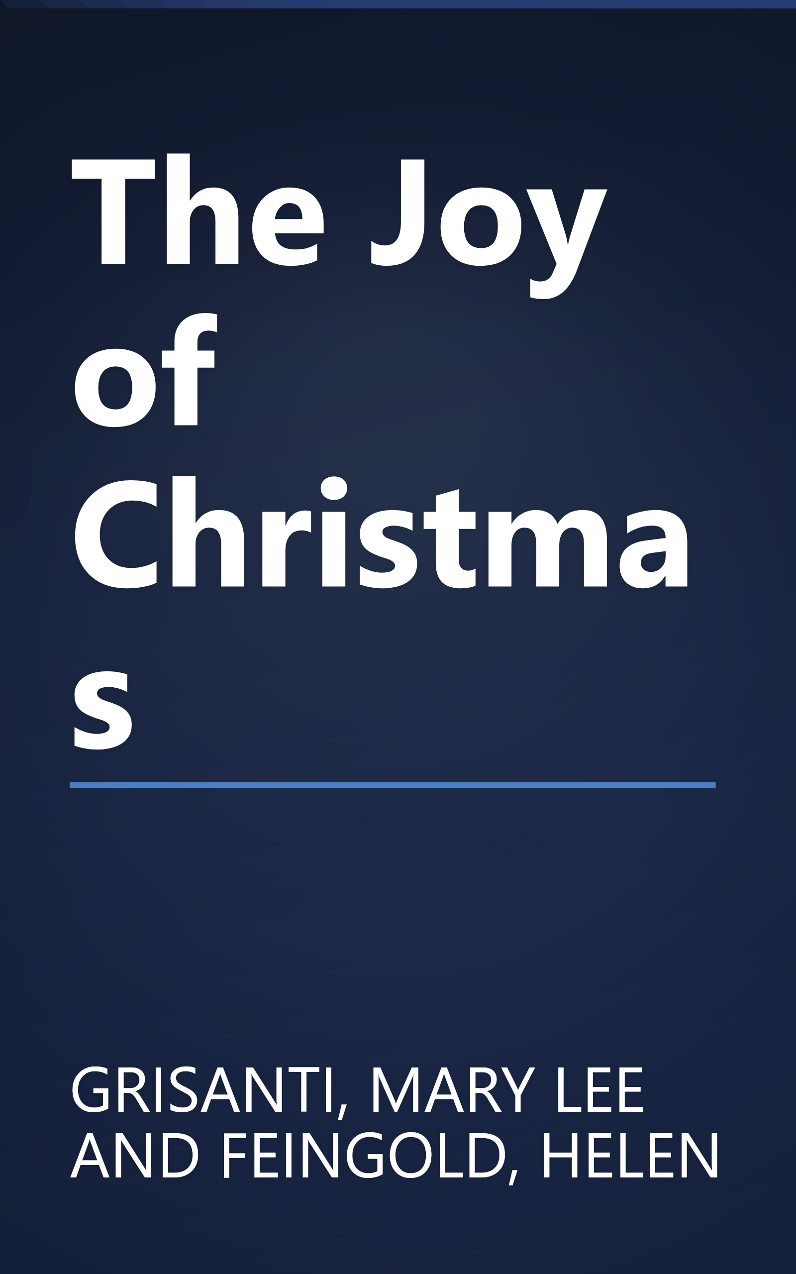 The Joy of Christmas book cover