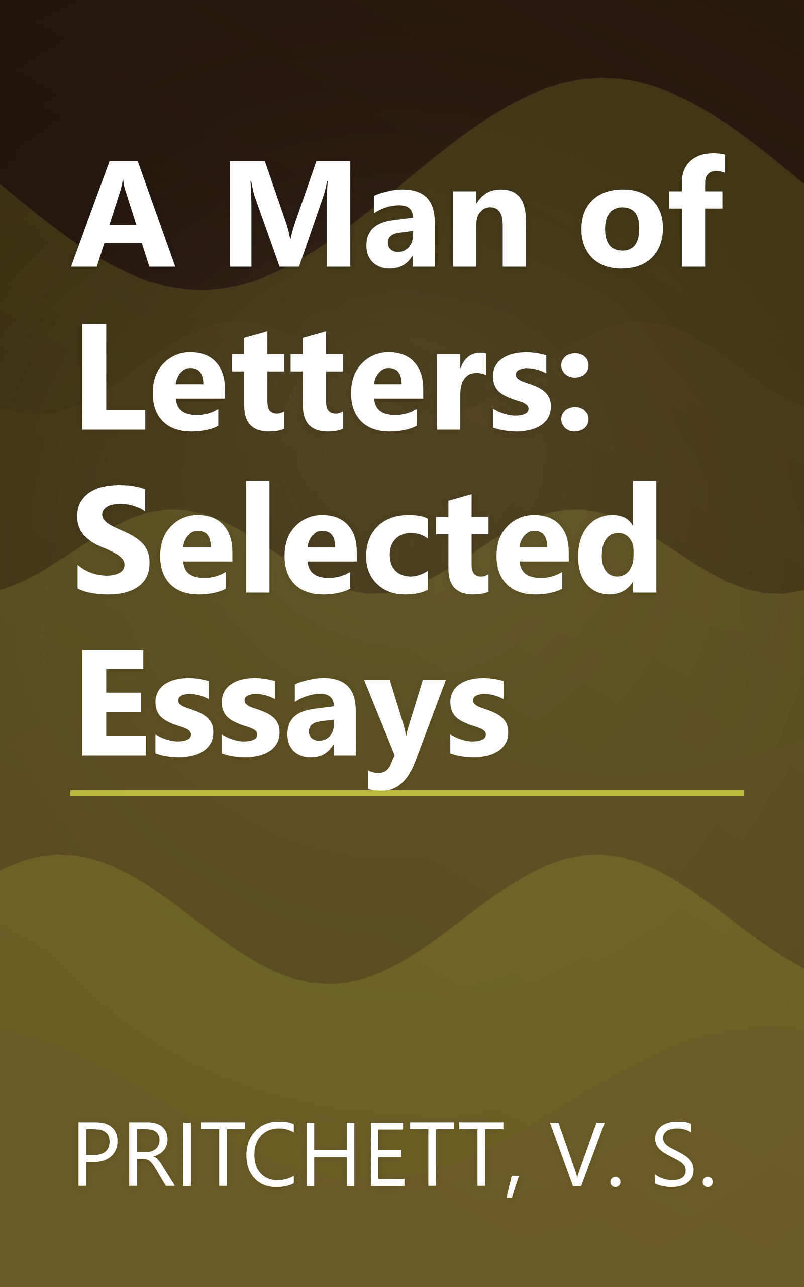 A Man of Letters: Selected Essays book cover