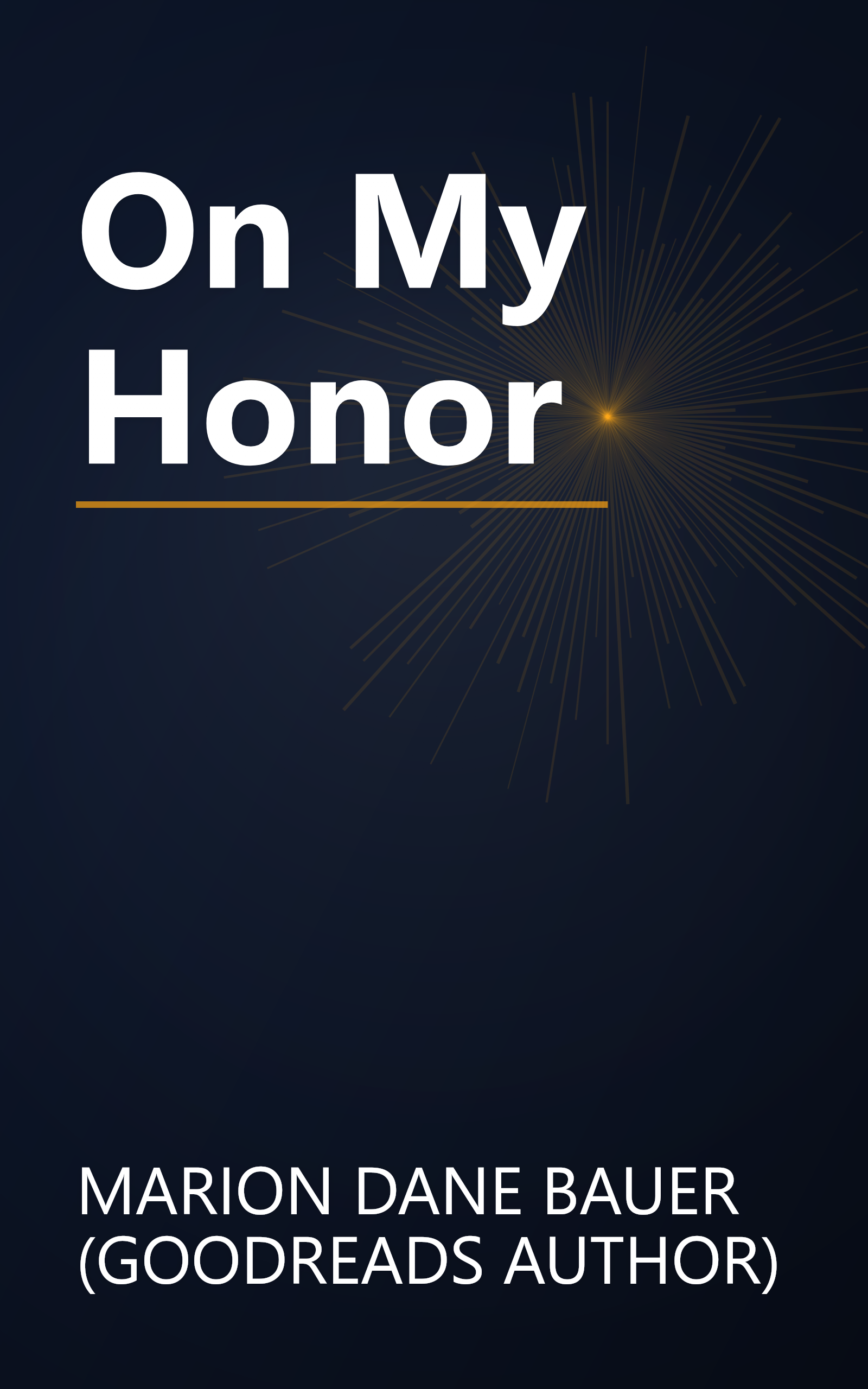 On My Honor book cover
