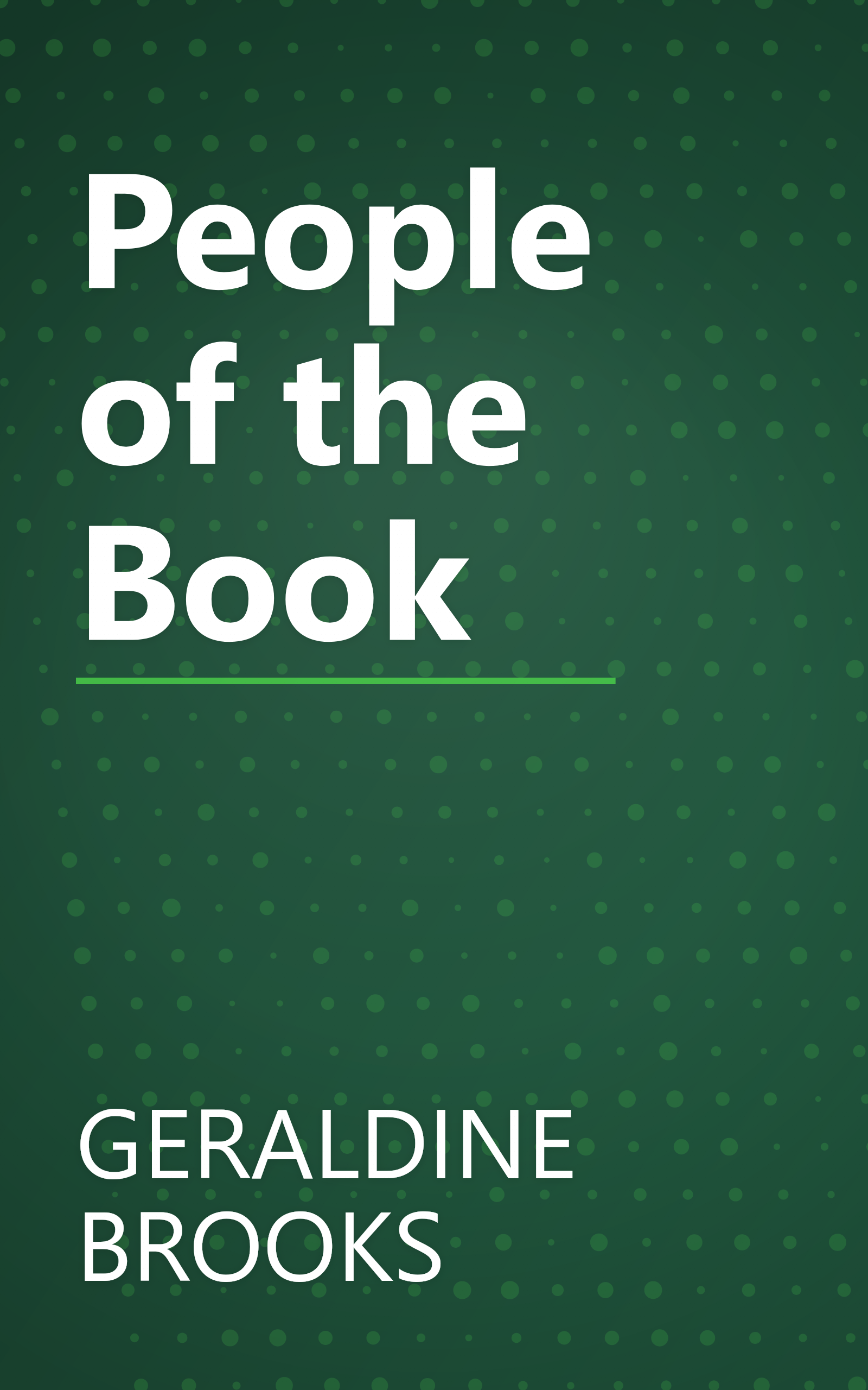 People of the Book book cover