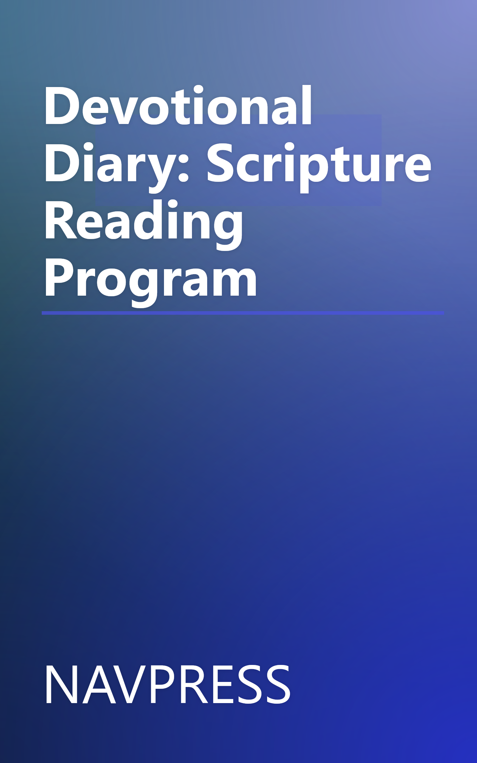 Devotional Diary: Scripture Reading Program book cover