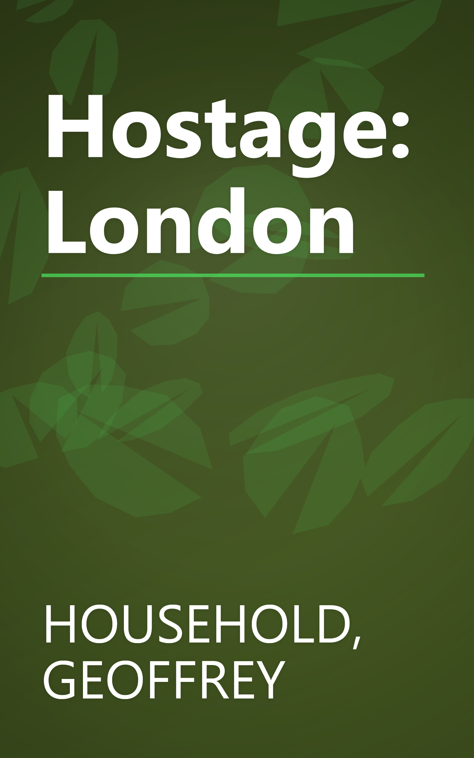Hostage: London book cover