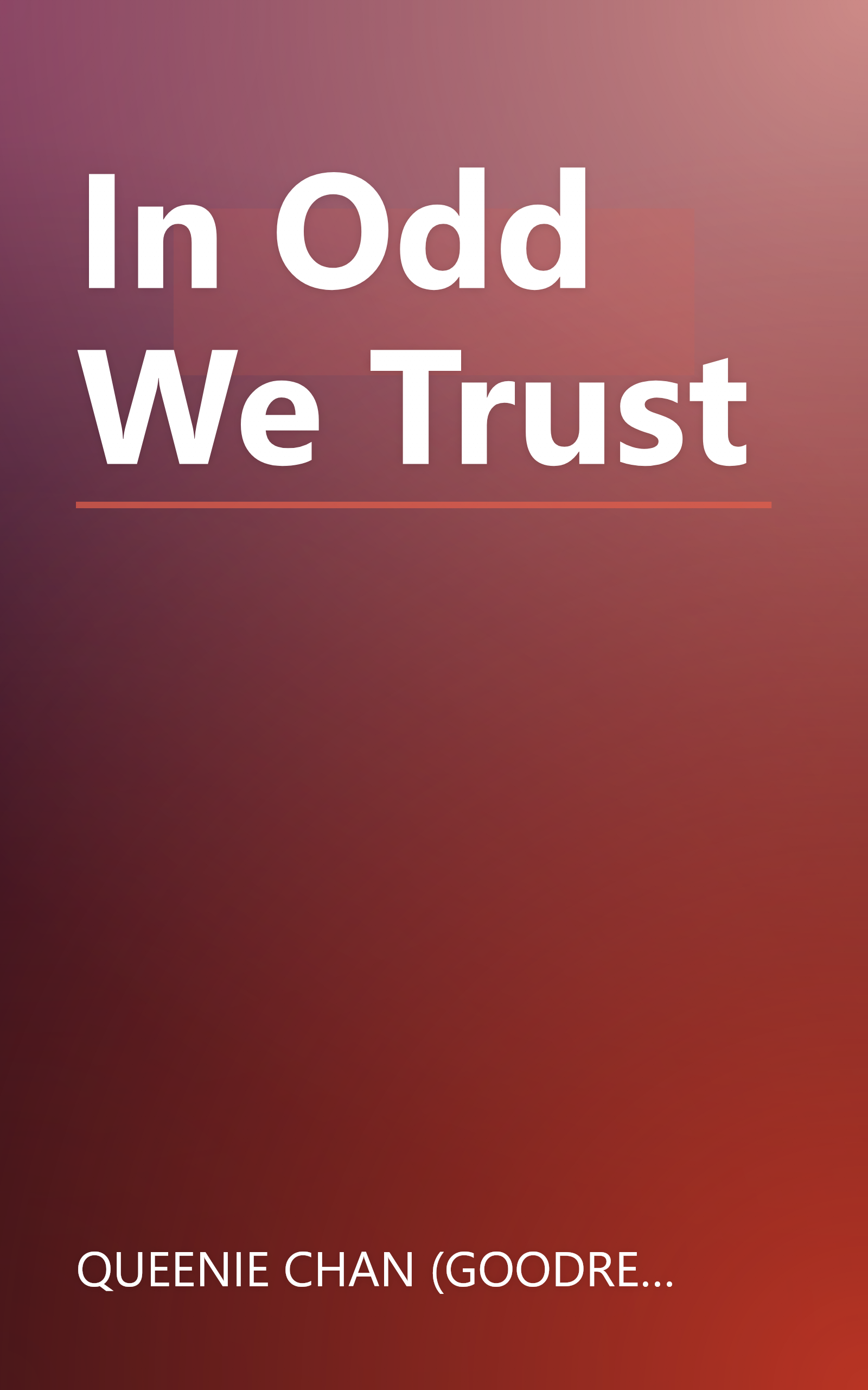 In Odd We Trust book cover