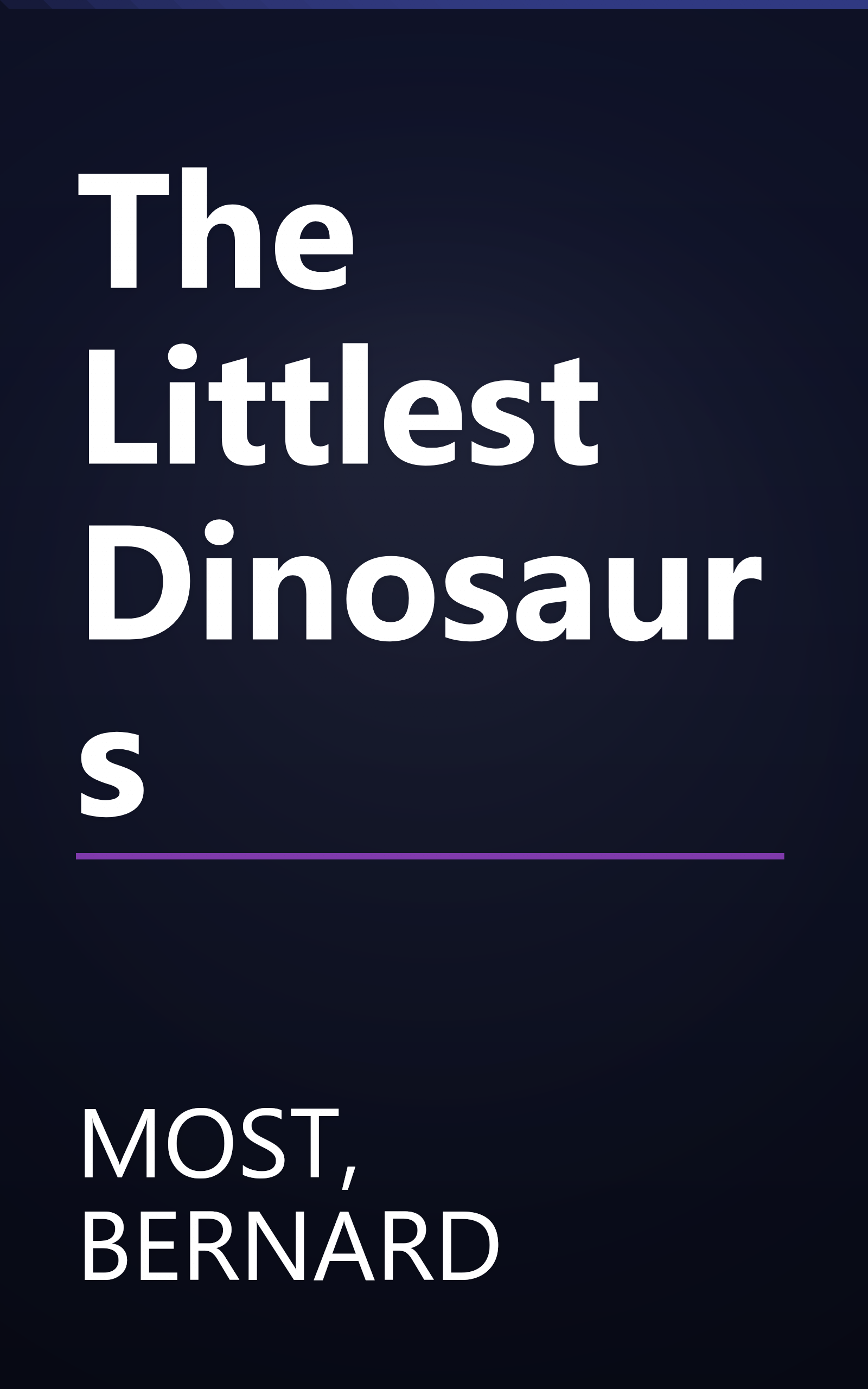 The Littlest Dinosaurs book cover