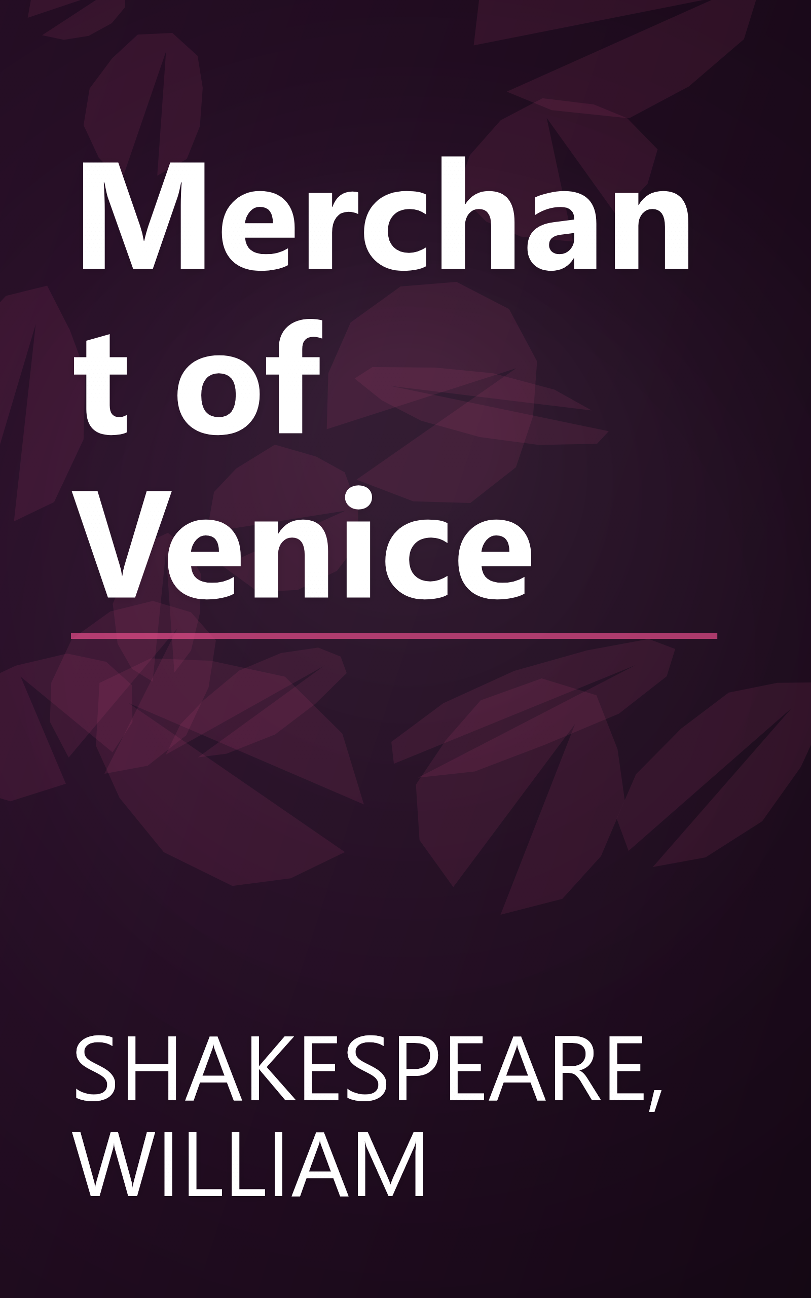 Merchant of Venice book cover