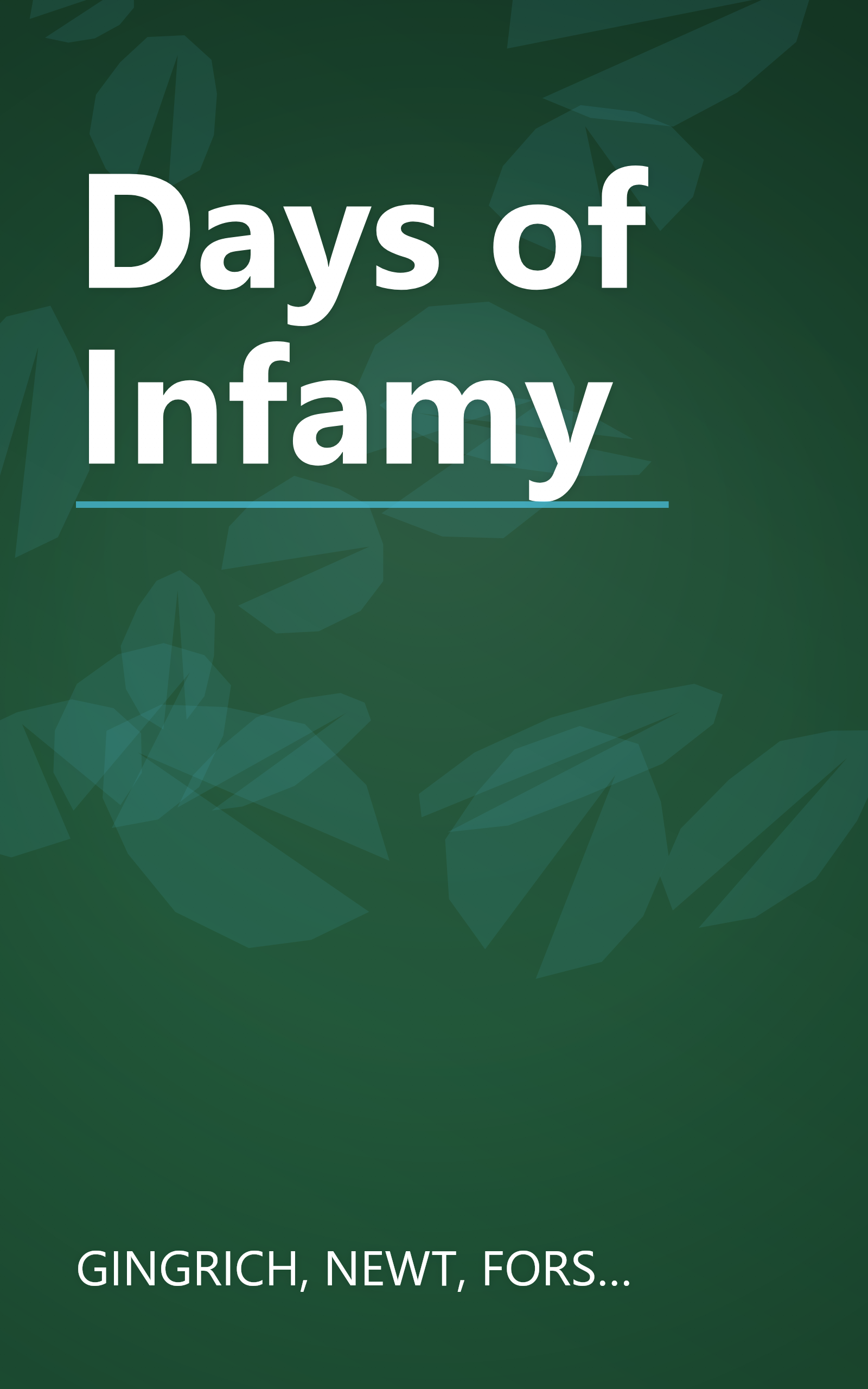 Days of Infamy book cover