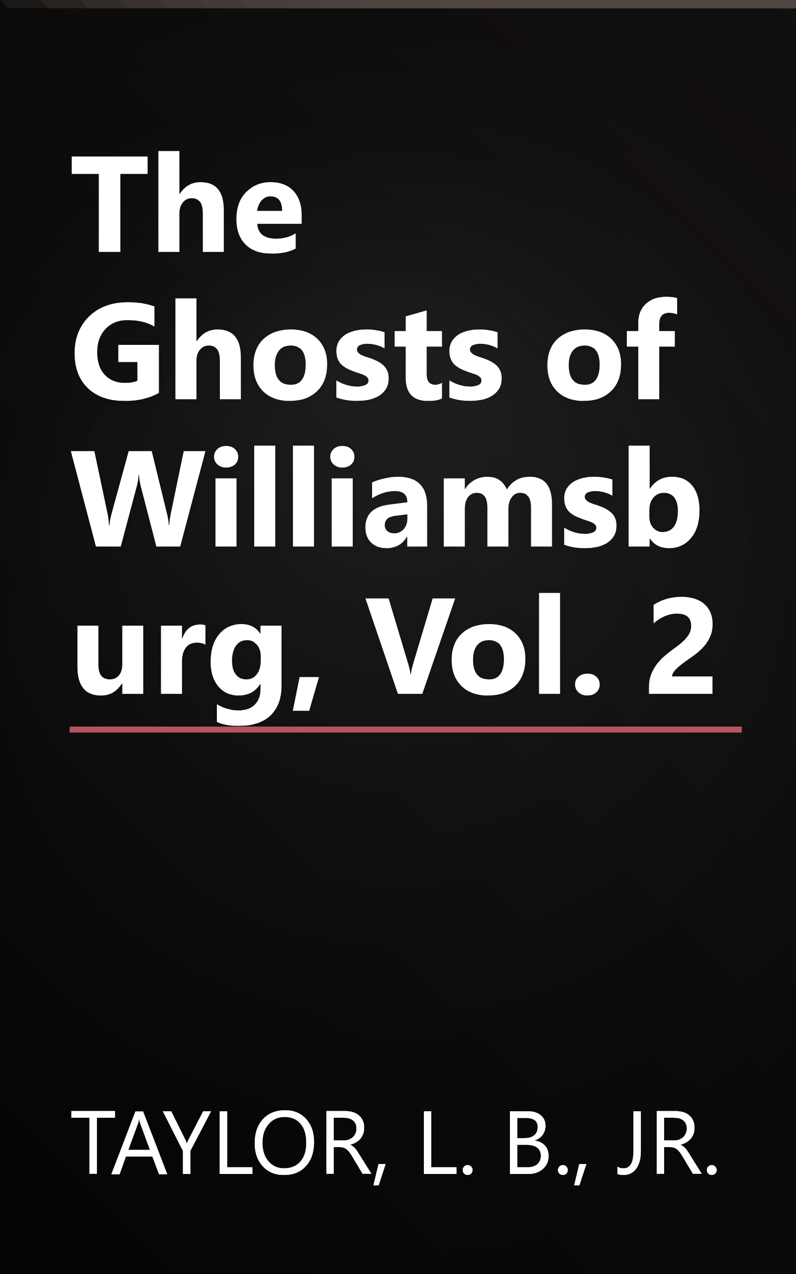 The Ghosts of Williamsburg, Vol. 2 book cover