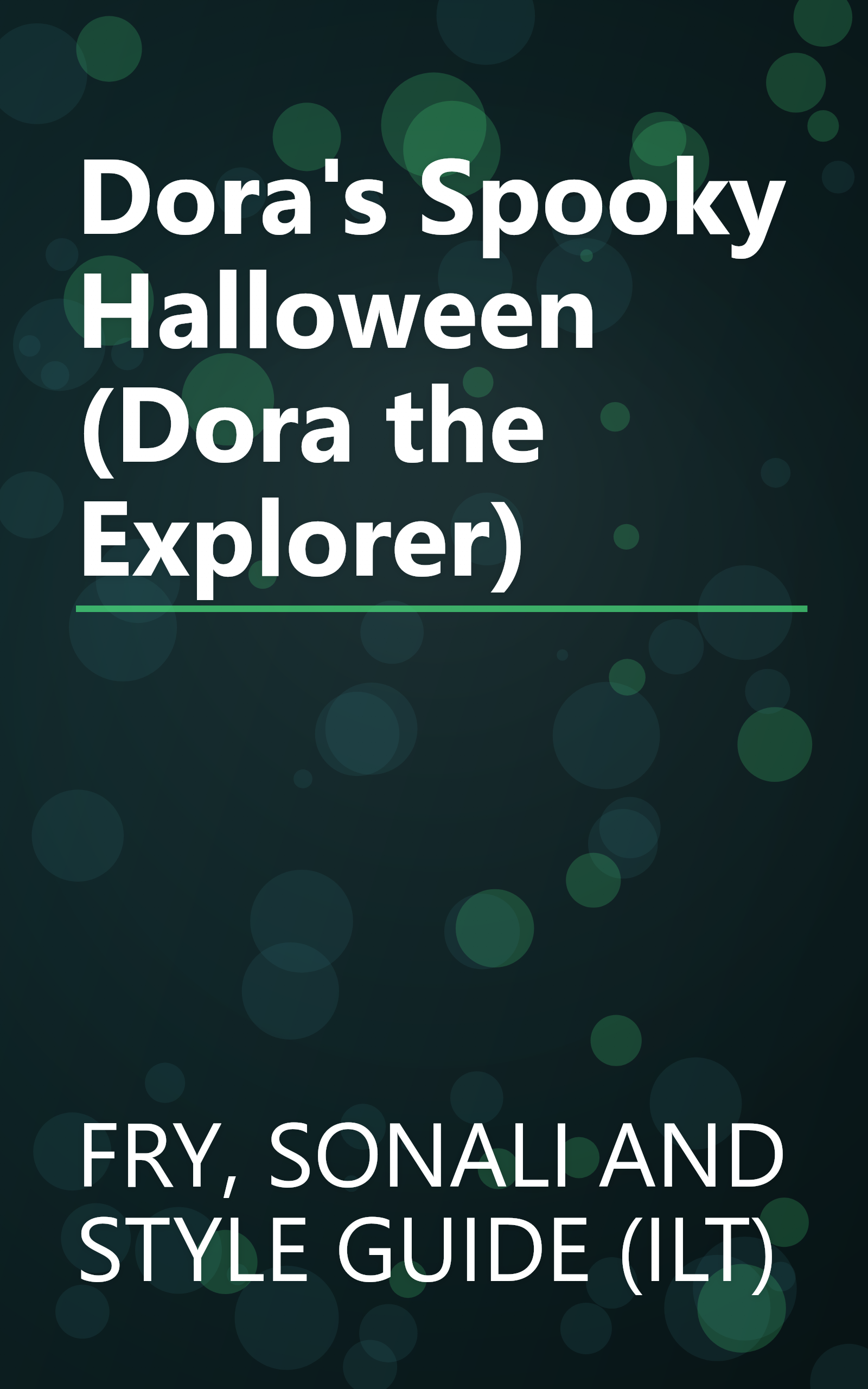 Dora's Spooky Halloween (Dora the Explorer) book cover