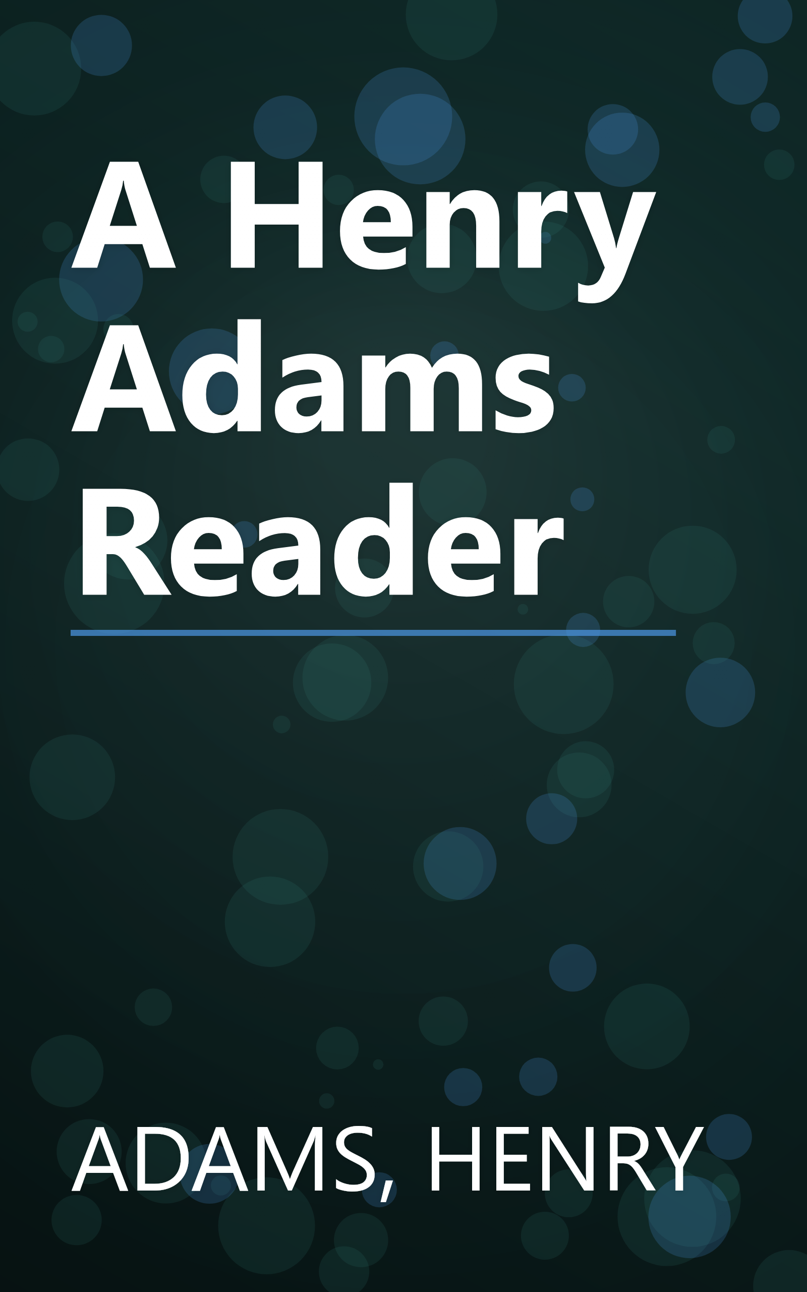 A Henry Adams Reader book cover