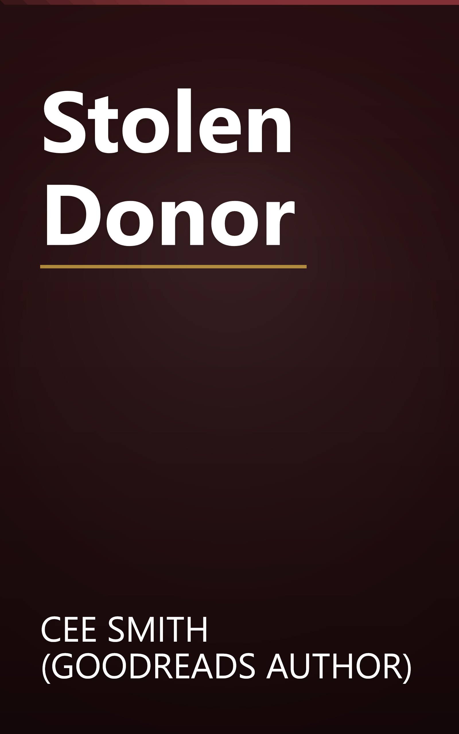 Stolen Donor book cover