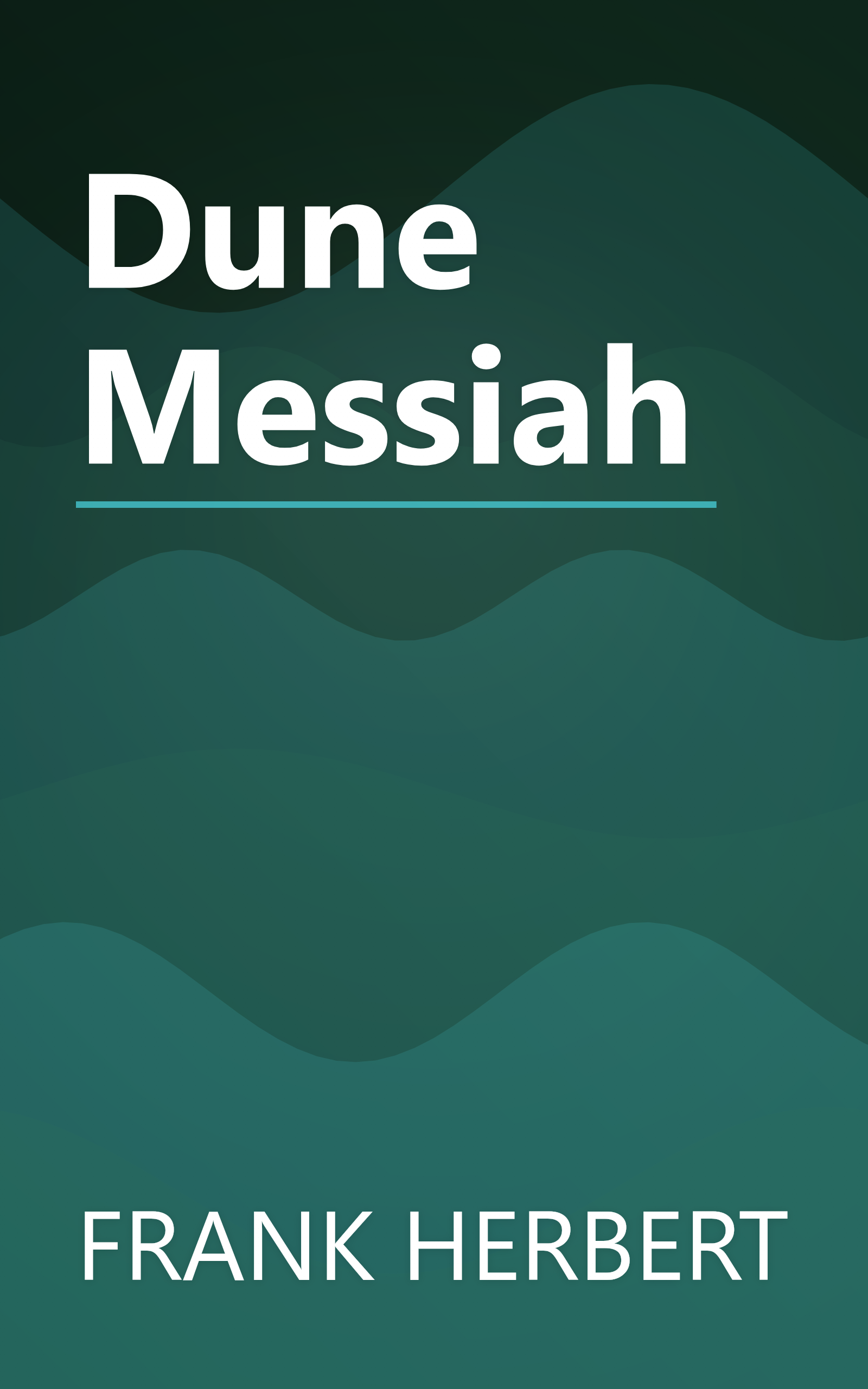 Dune Messiah book cover