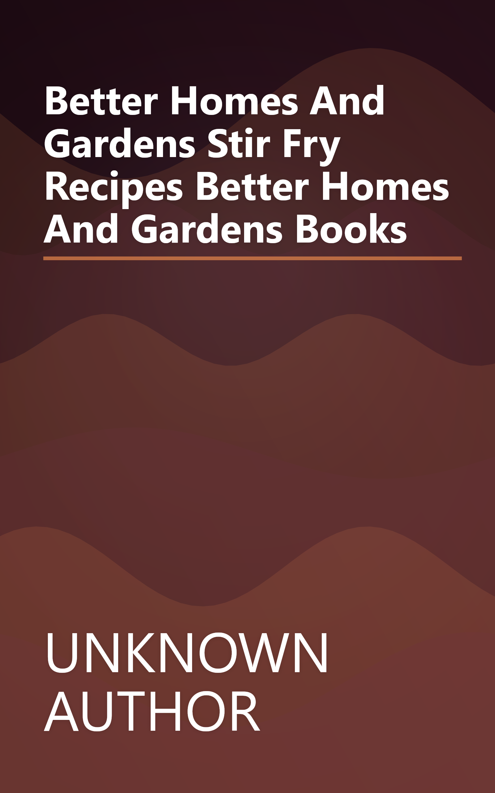 Better Homes And Gardens Stir Fry Recipes  Better Homes And Gardens Books  book cover