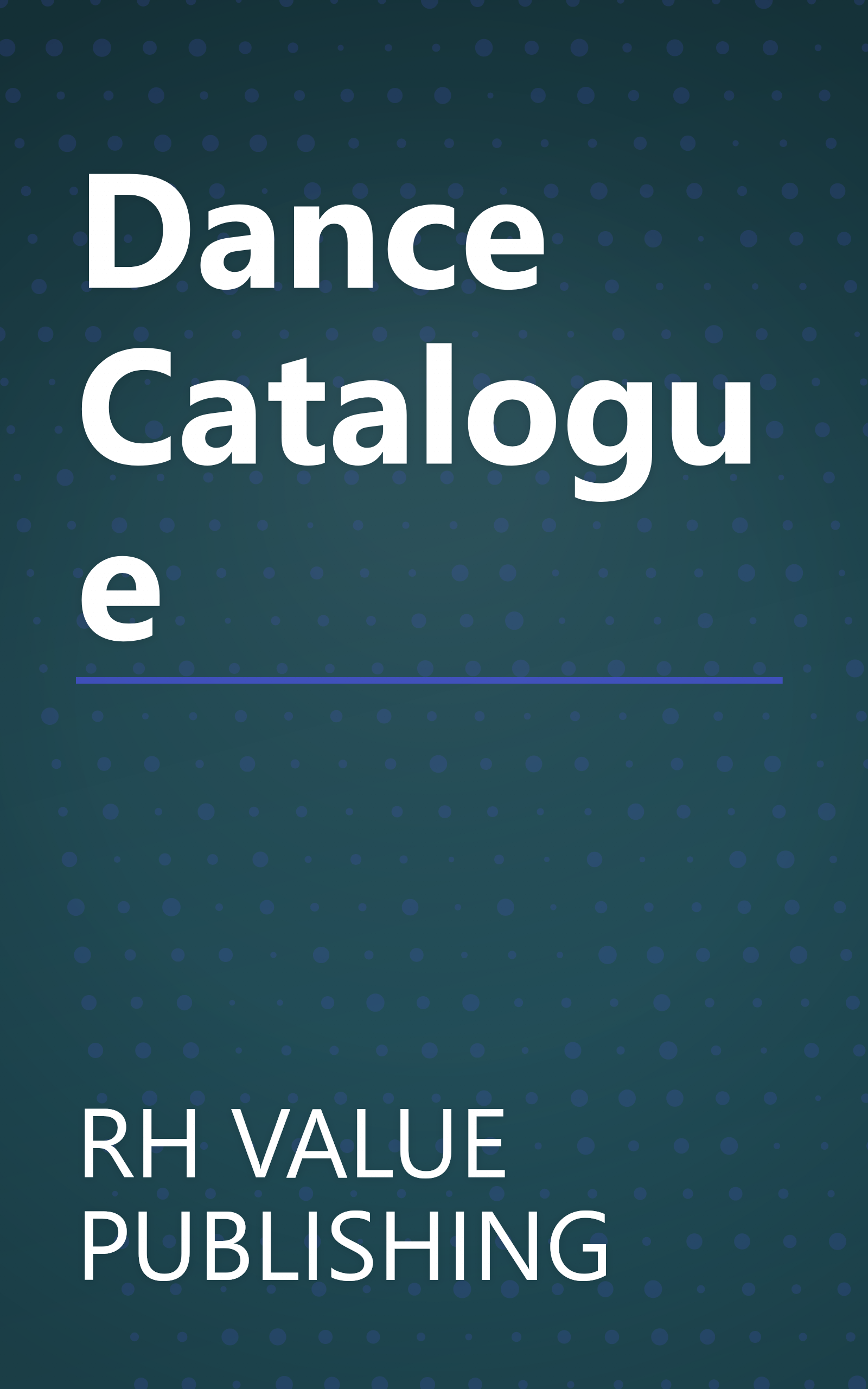 Dance Catalogue book cover