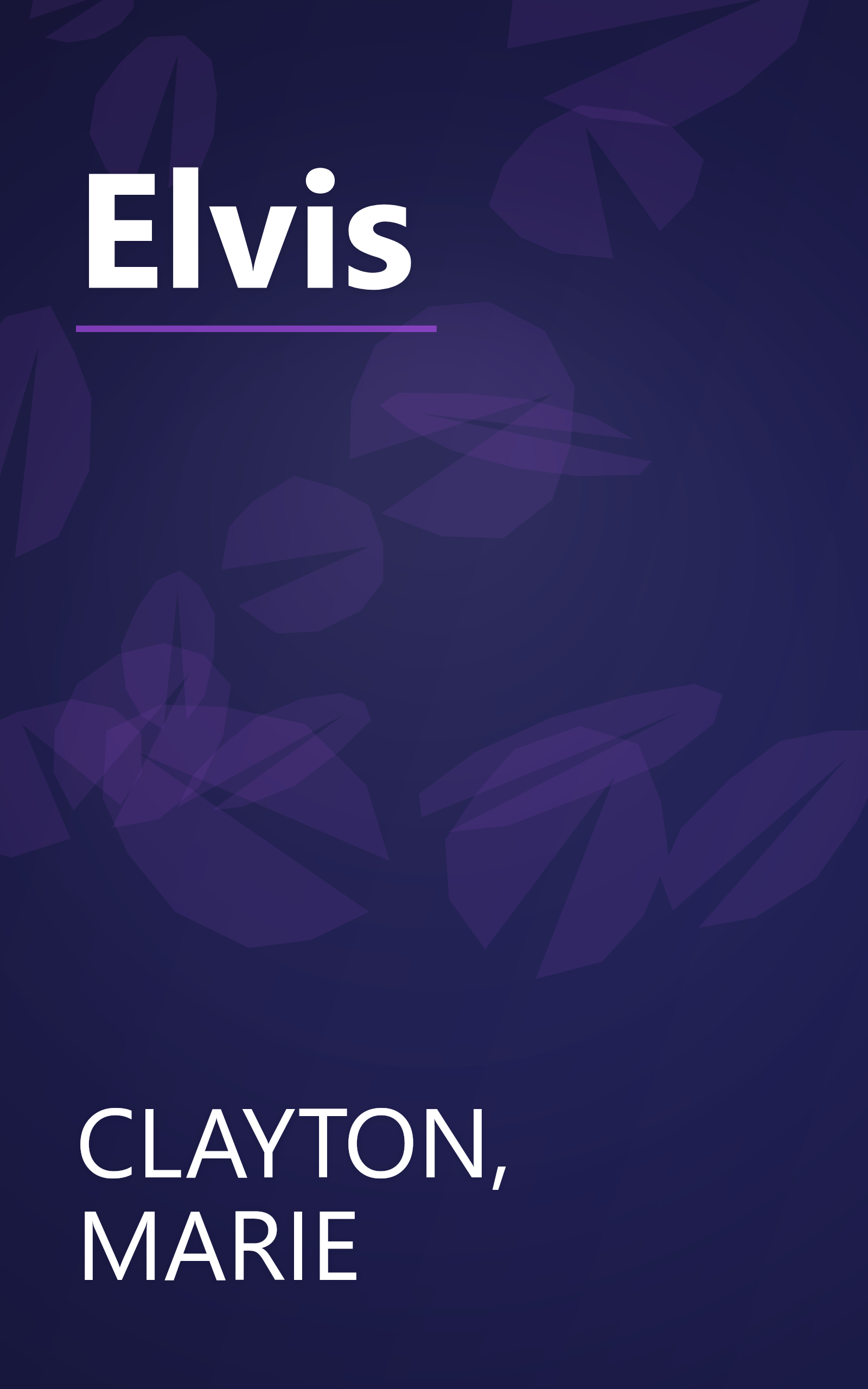 Elvis book cover