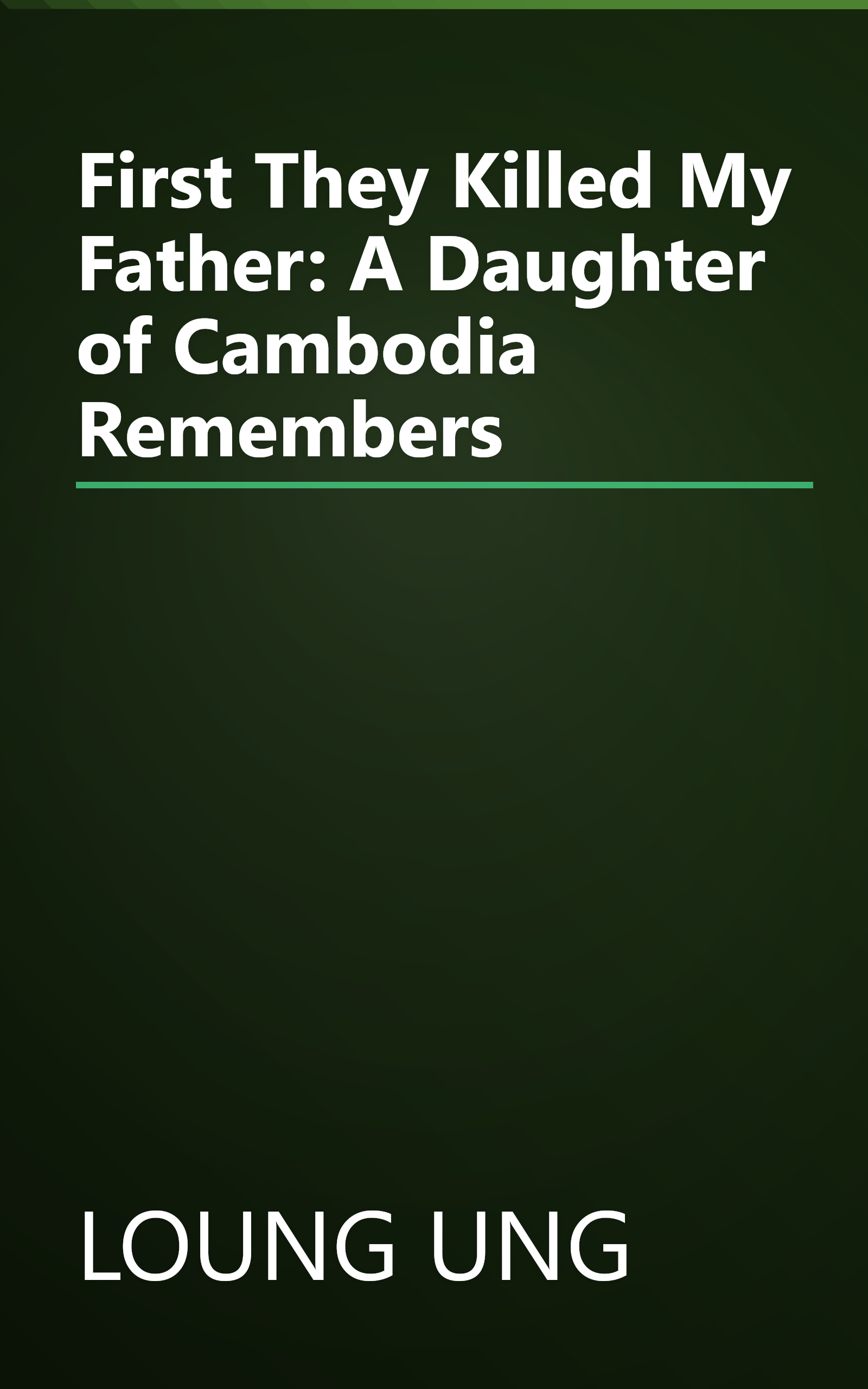 First They Killed My Father: A Daughter of Cambodia Remembers book cover