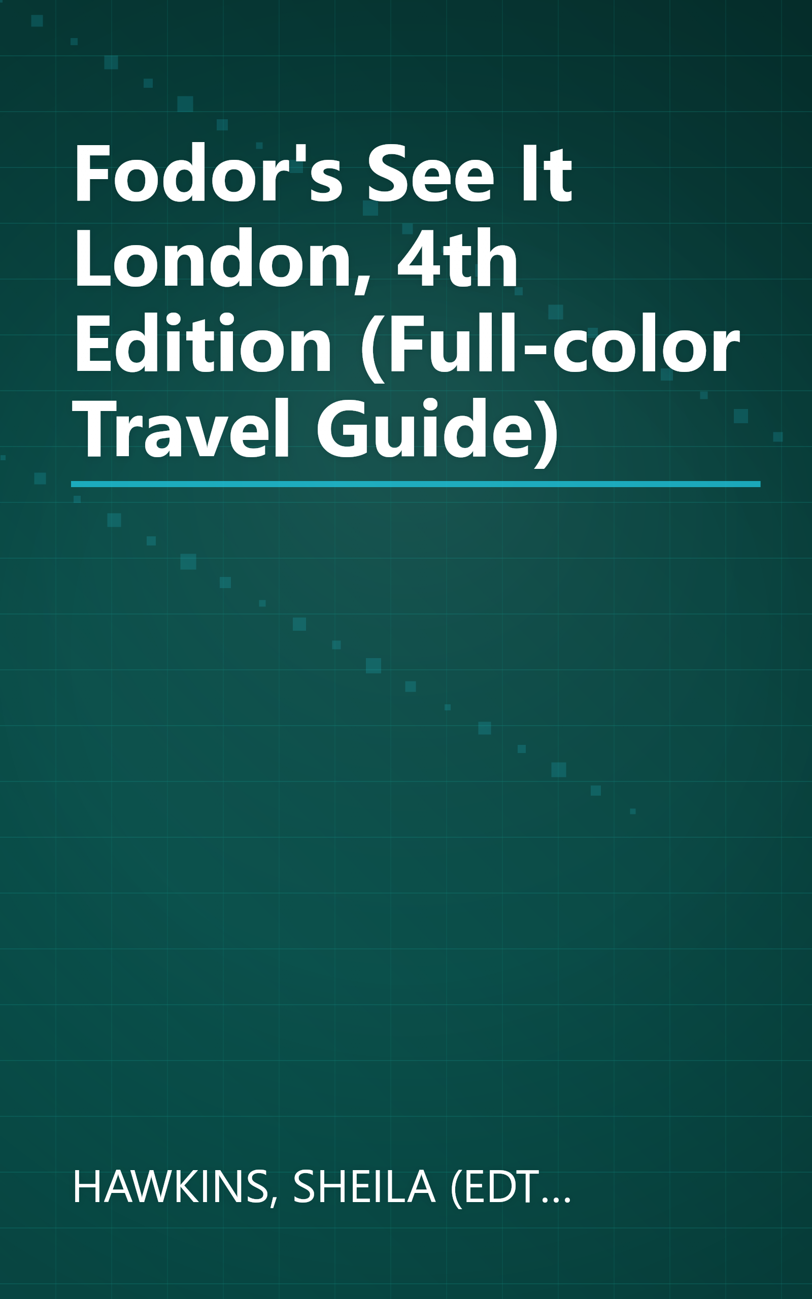 Fodor's See It London, 4th Edition (Full-color Travel Guide) book cover
