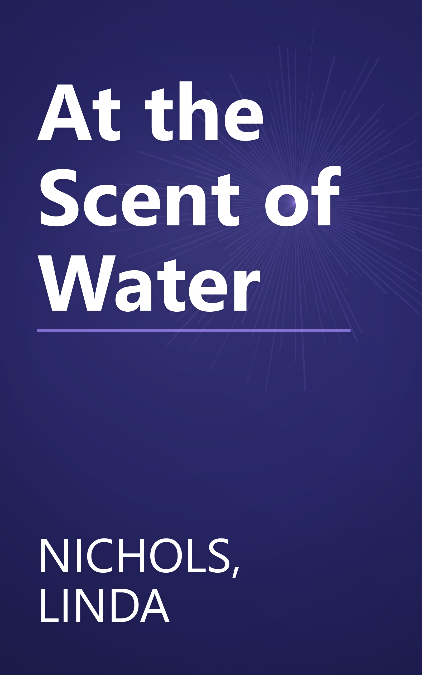 At the Scent of Water book cover