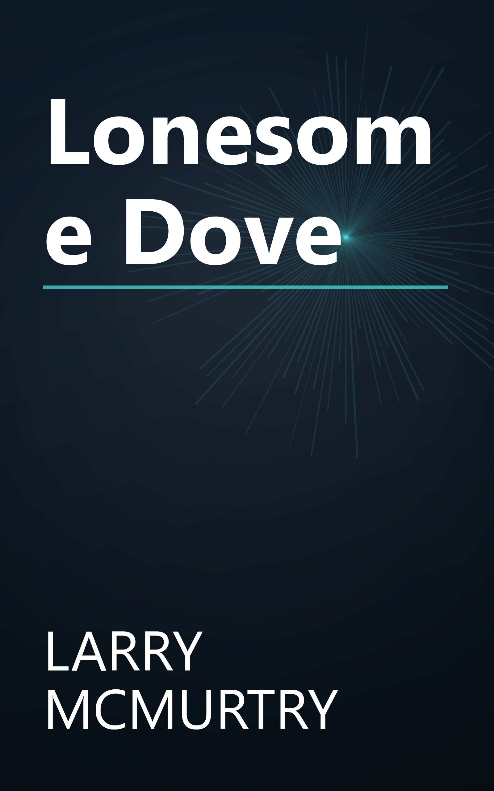 Lonesome Dove book cover