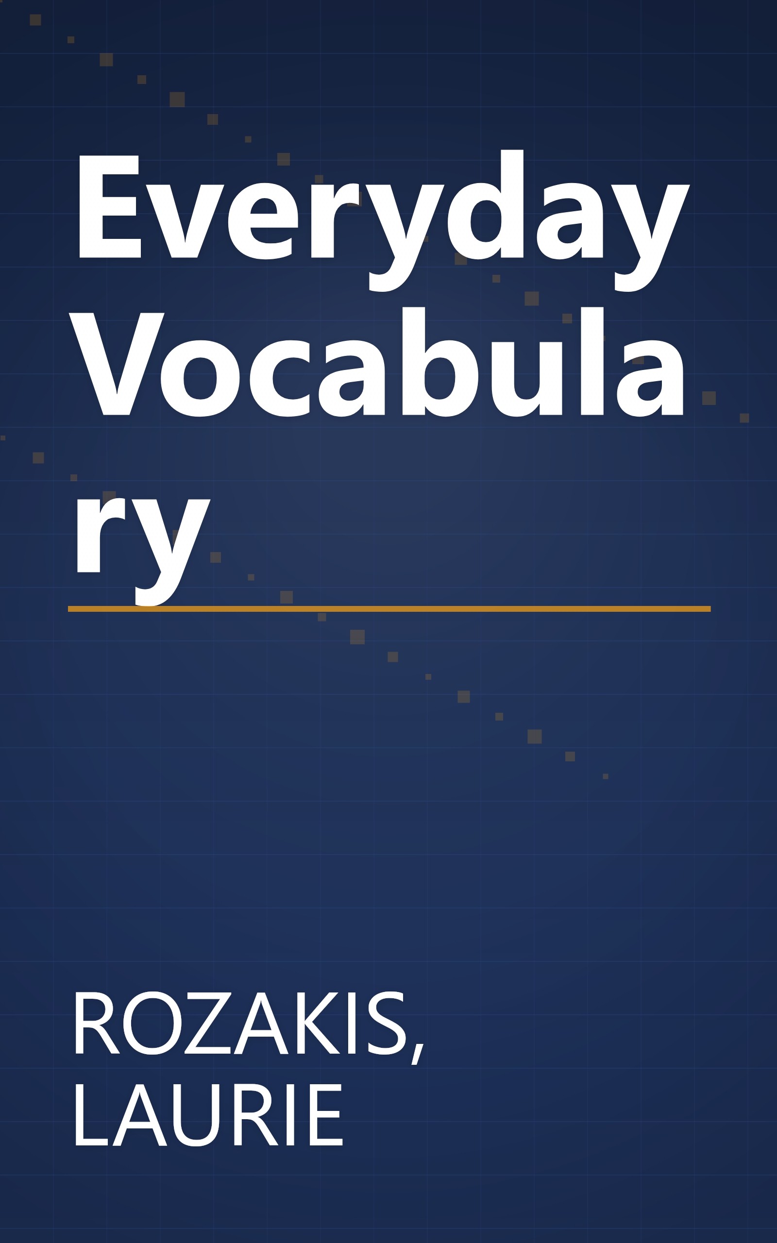 Everyday Vocabulary book cover