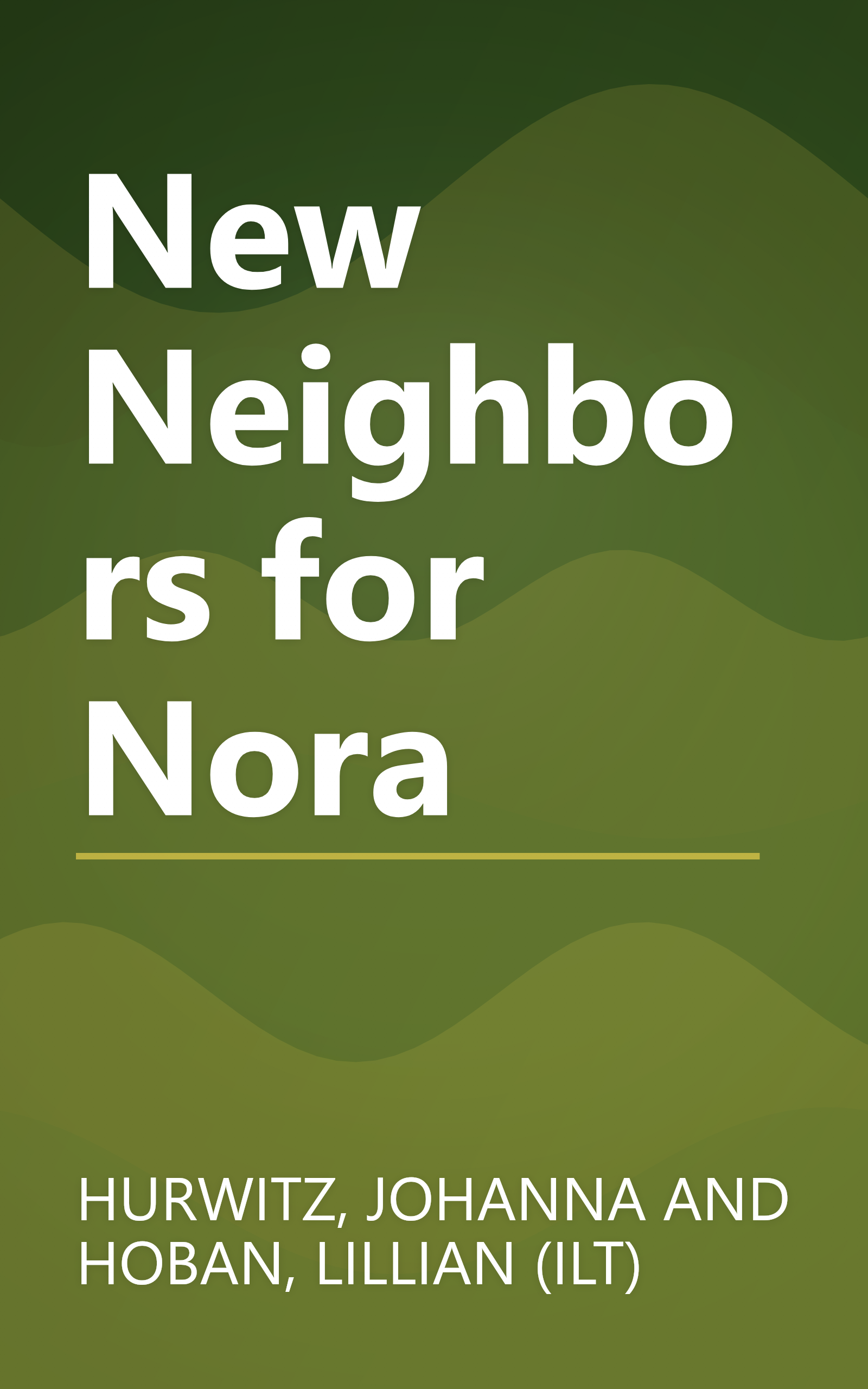 New Neighbors for Nora book cover