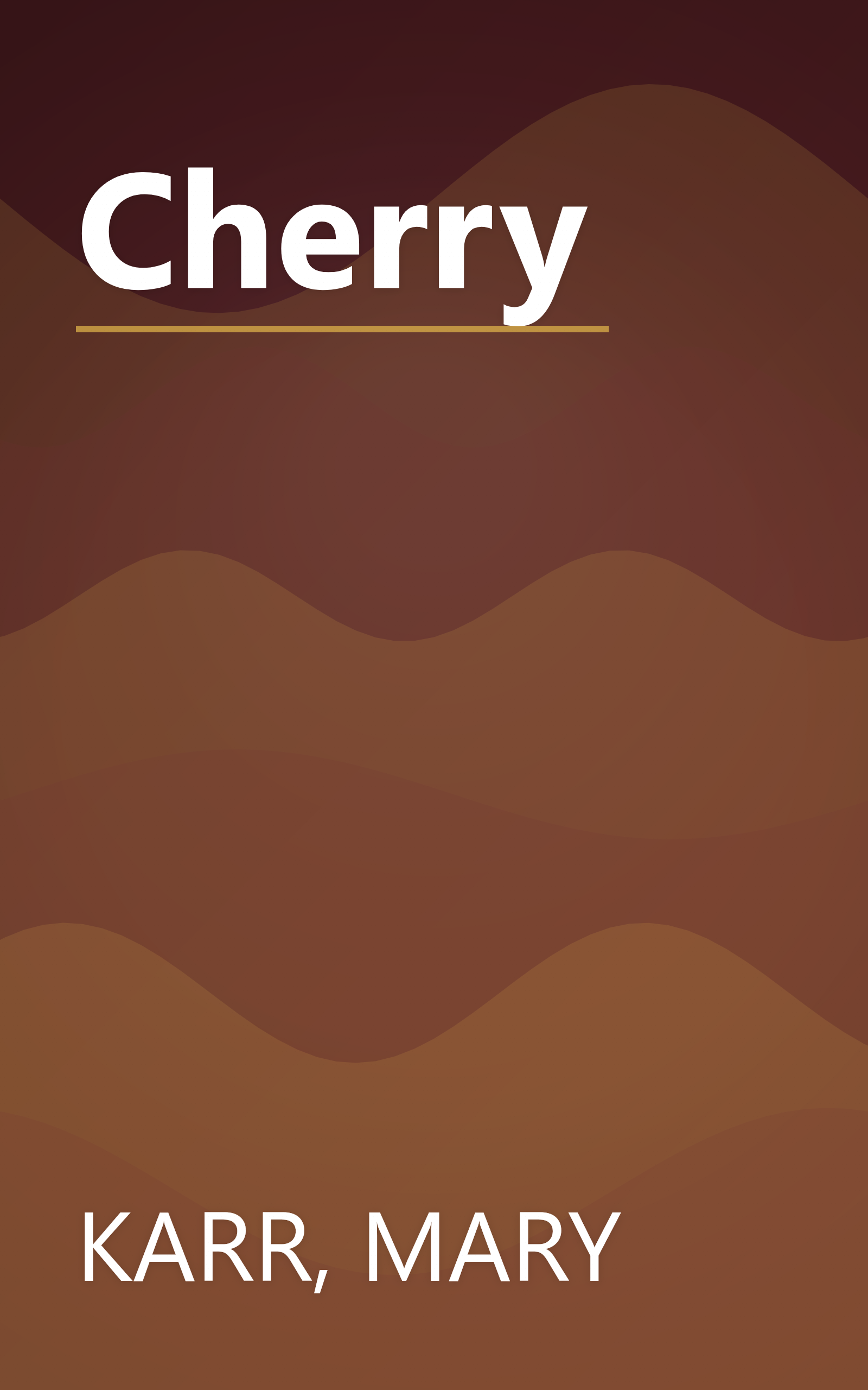 Cherry book cover