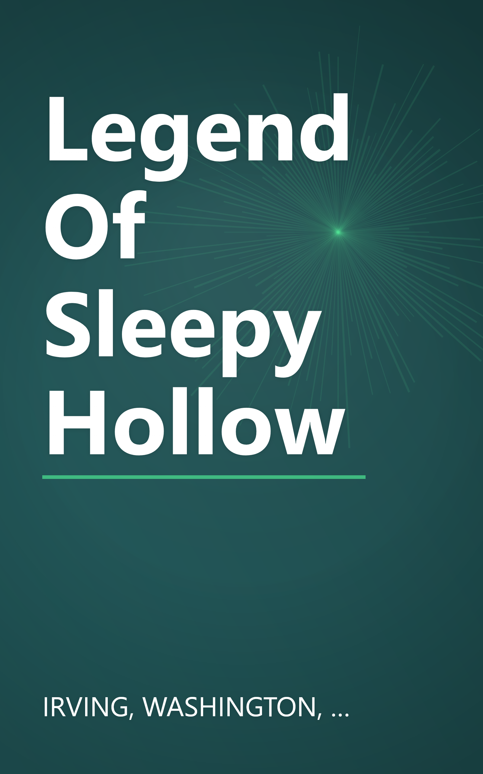 Legend Of Sleepy Hollow book cover