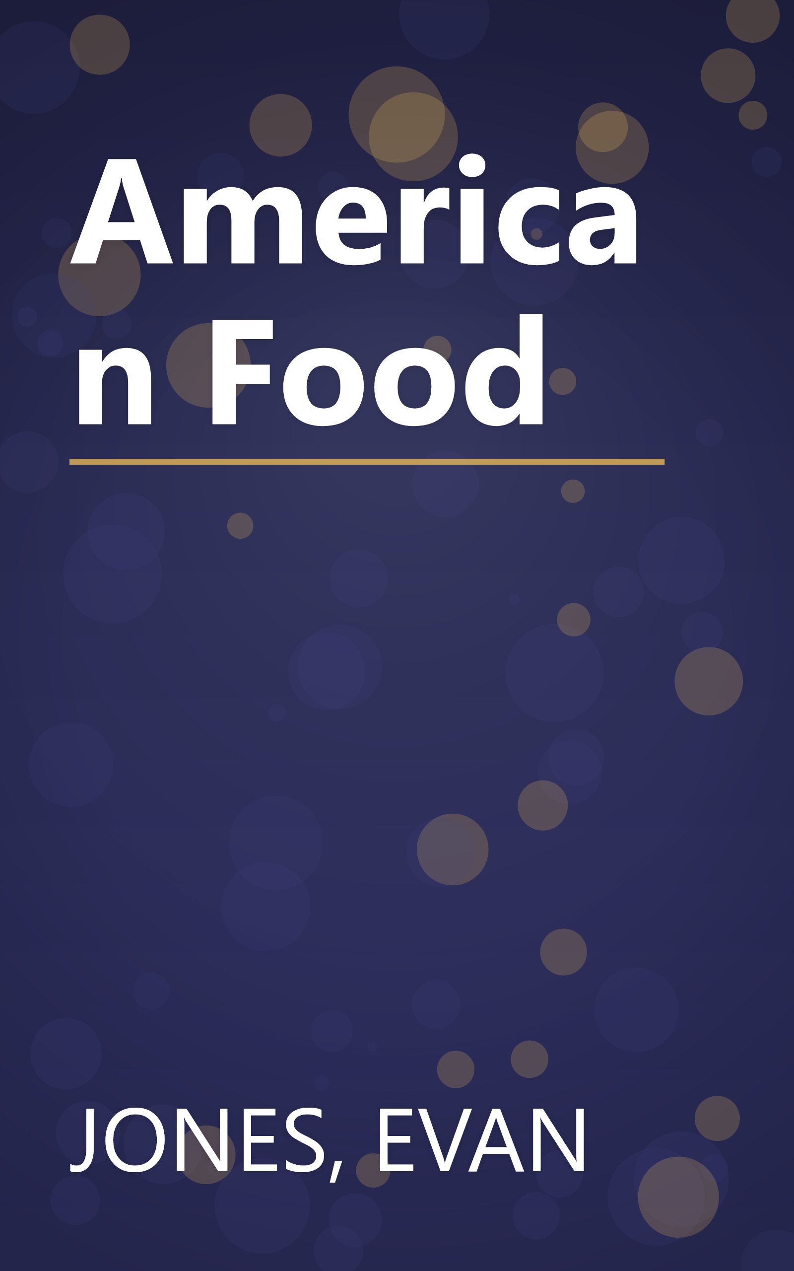 American Food book cover