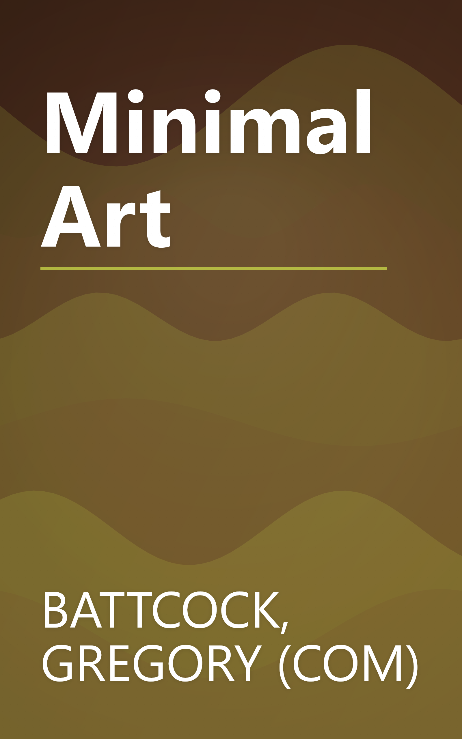 Minimal Art book cover