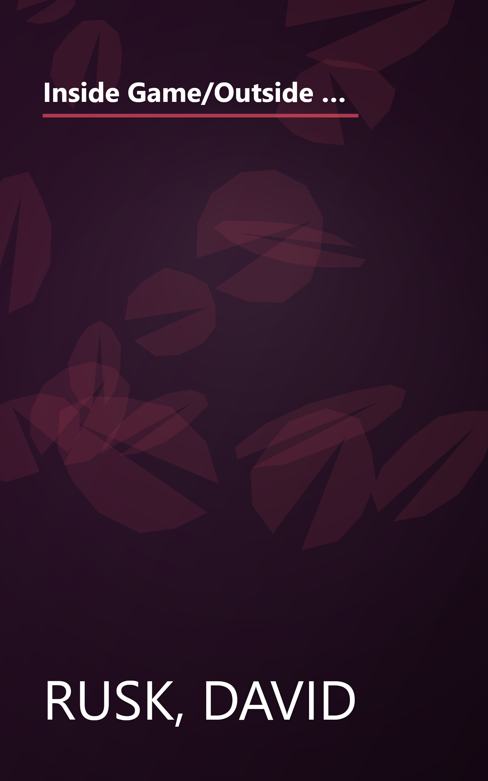 Inside Game/Outside Game: Winning Strategies for Saving Urban America (Century Foundation Books (Brookings Hardcover)) book cover