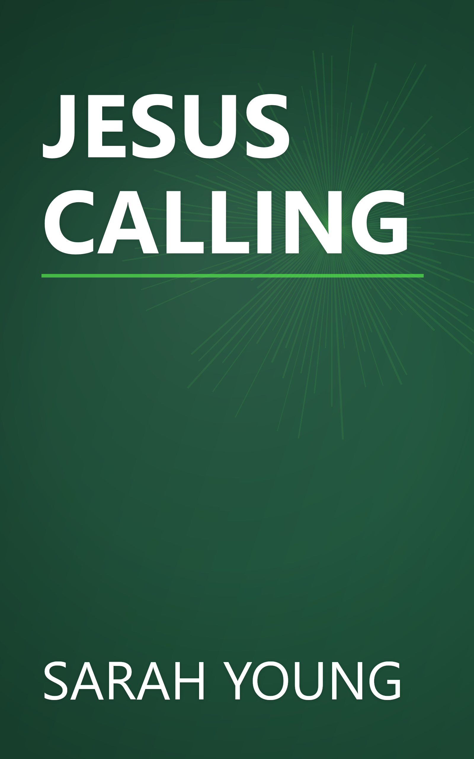JESUS CALLING book cover