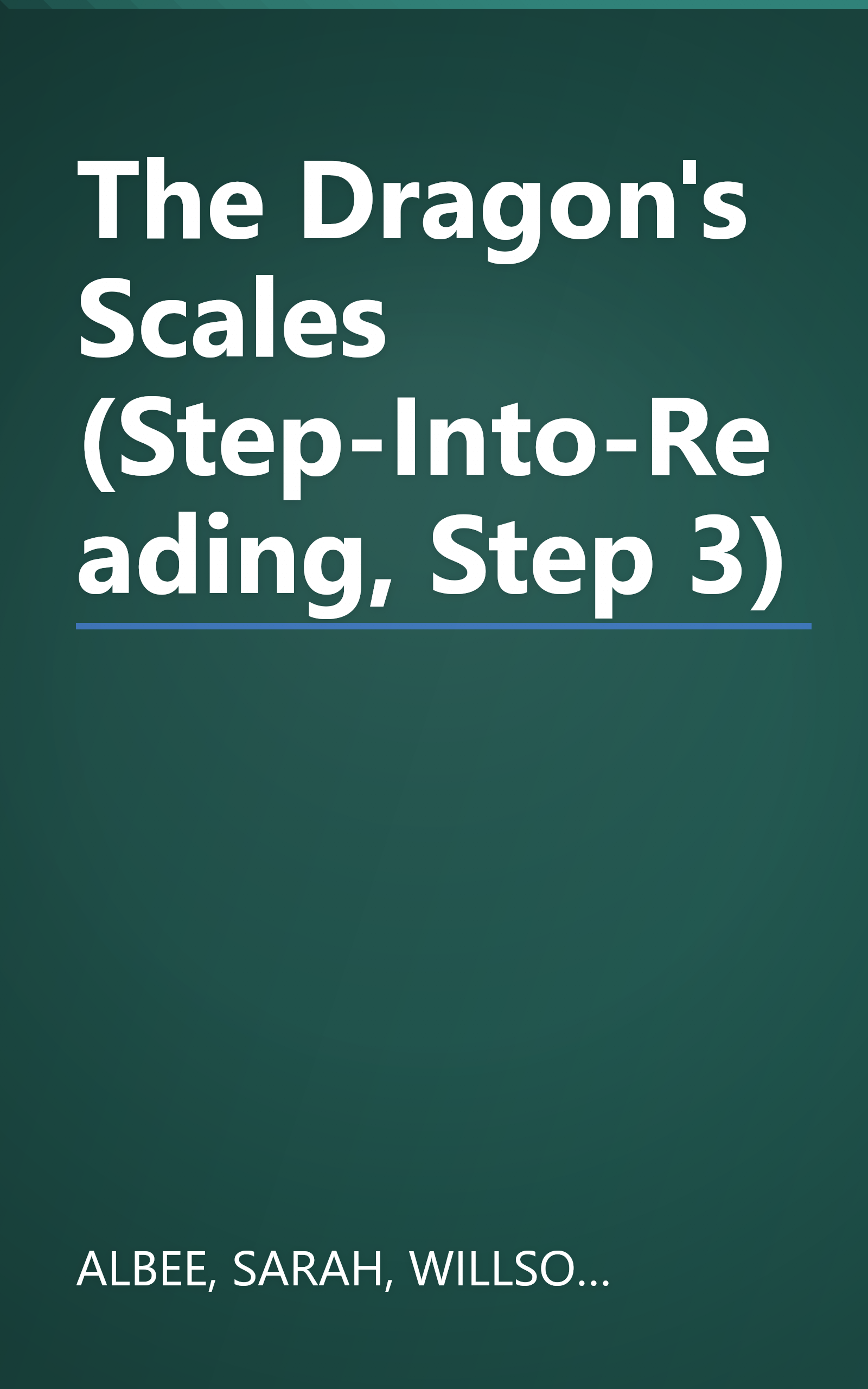 The Dragon's Scales (Step-Into-Reading, Step 3) book cover