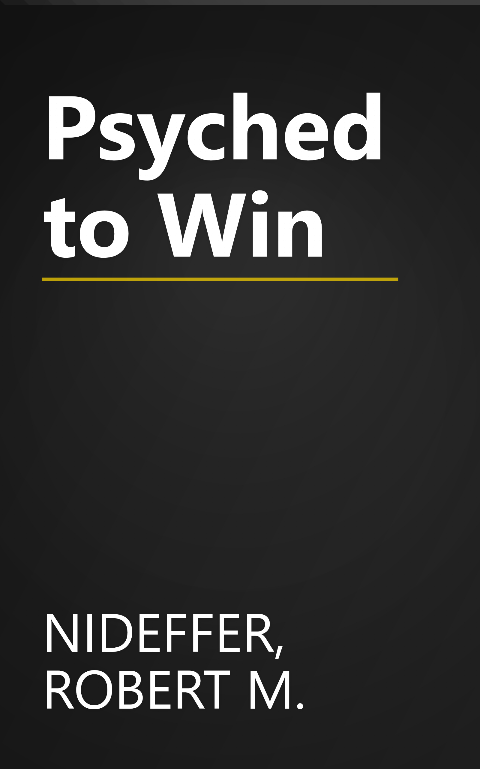 Psyched to Win book cover