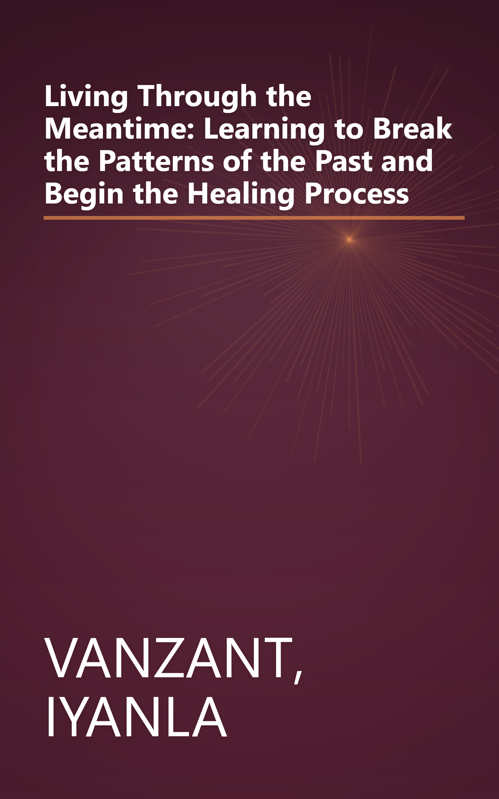 Living Through the Meantime: Learning to Break the Patterns of the Past and Begin the Healing Process book cover