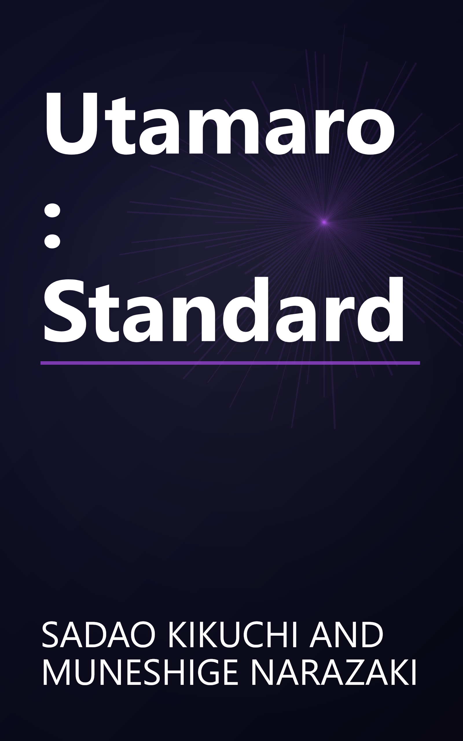 Utamaro : Standard book cover