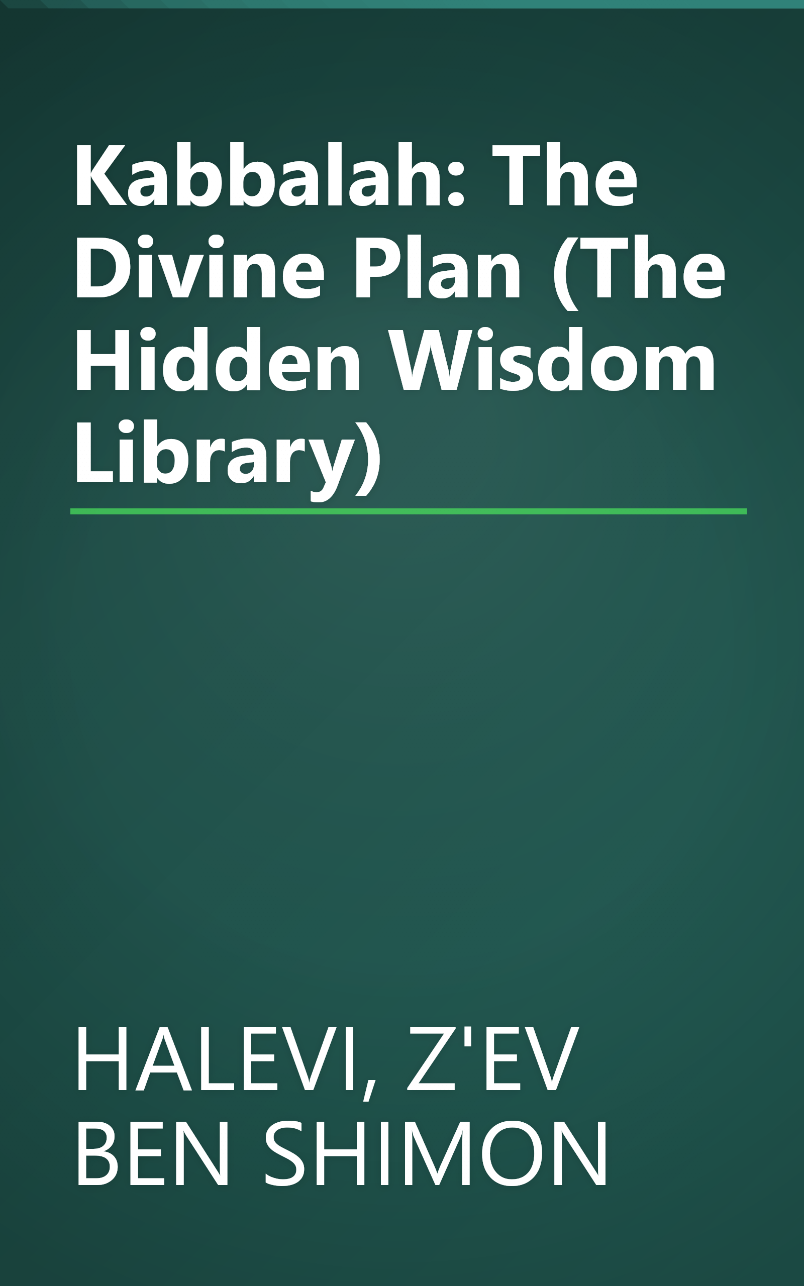 Kabbalah: The Divine Plan (The Hidden Wisdom Library) book cover