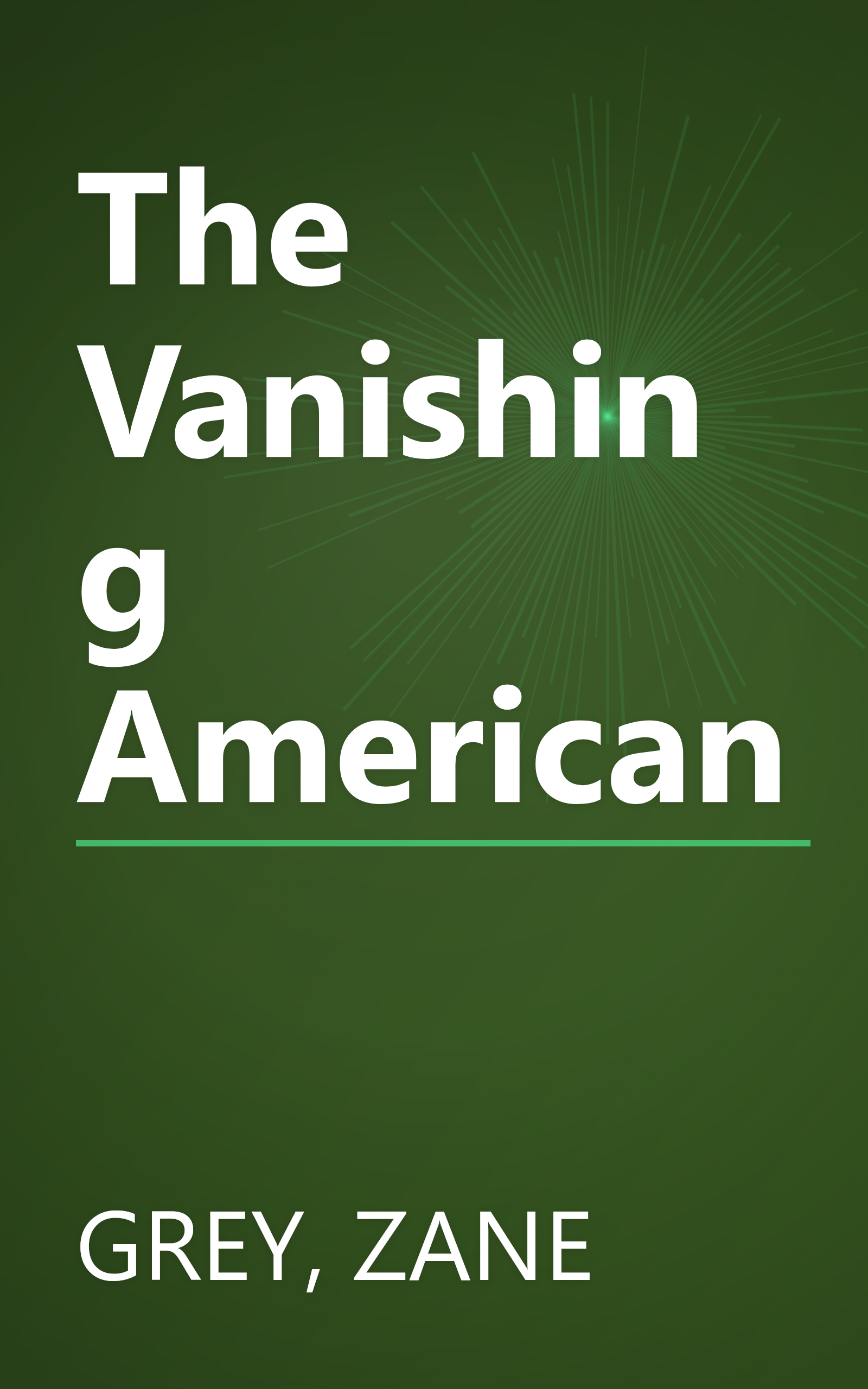 The Vanishing American book cover