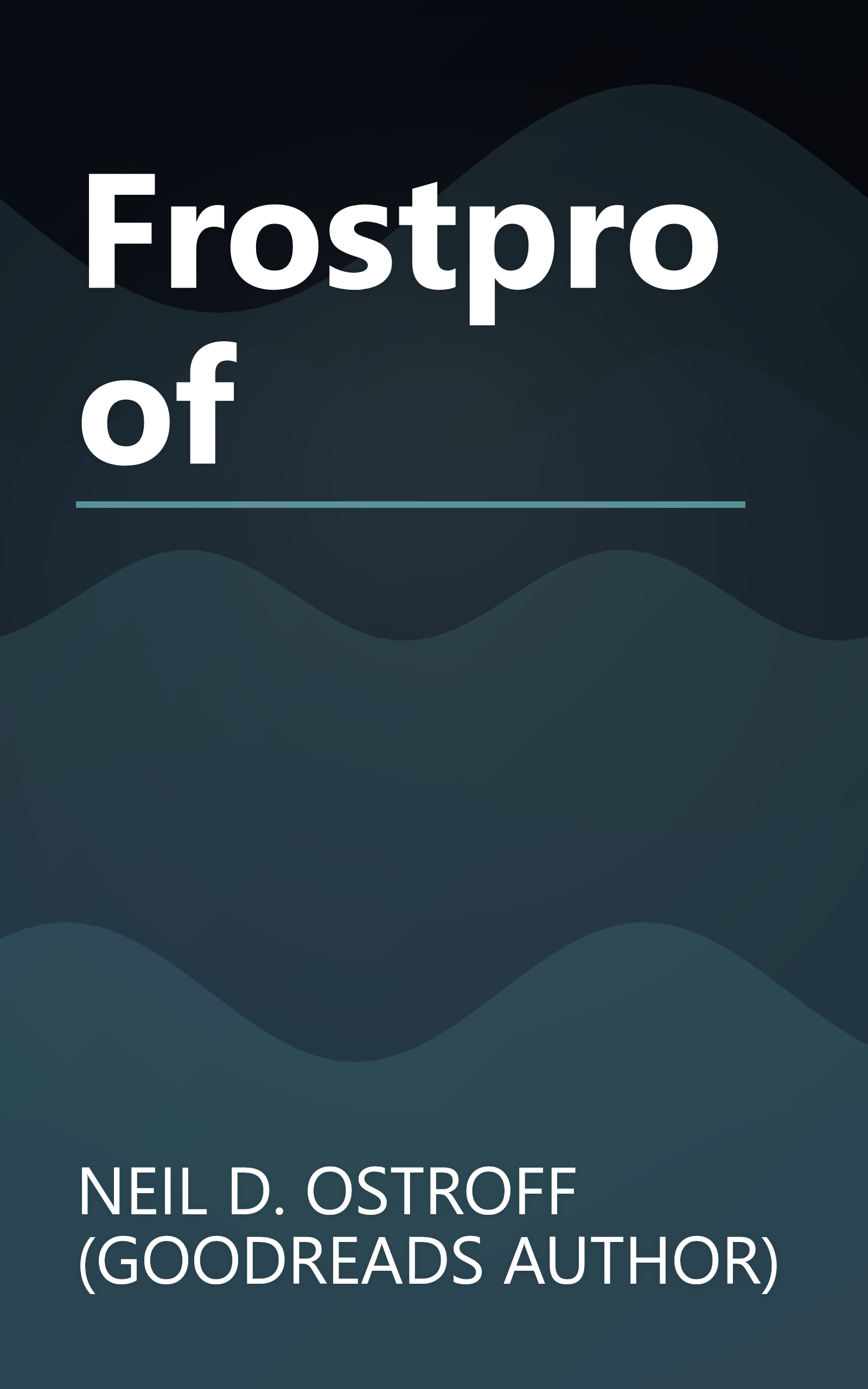 Frostproof book cover