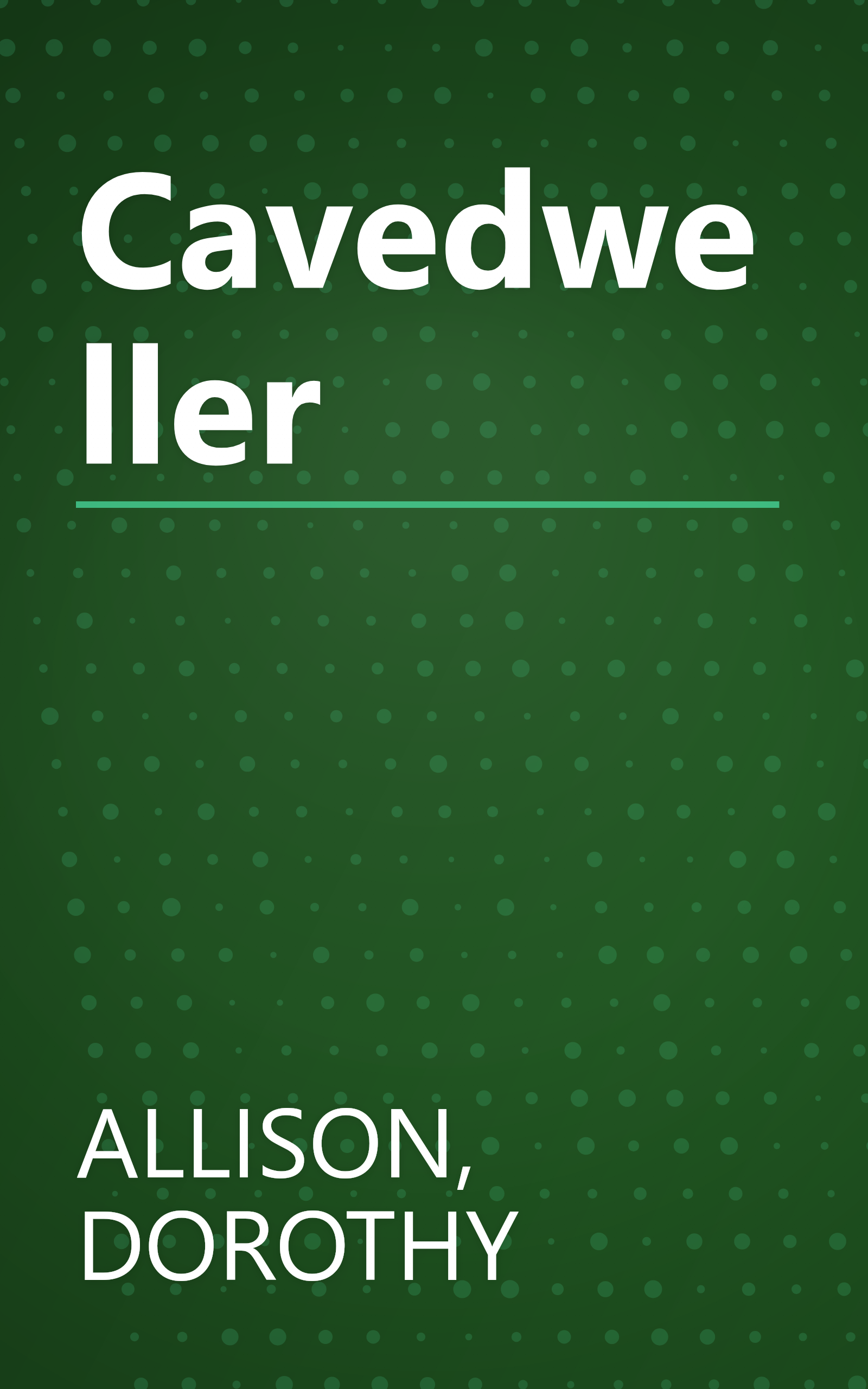 Cavedweller book cover