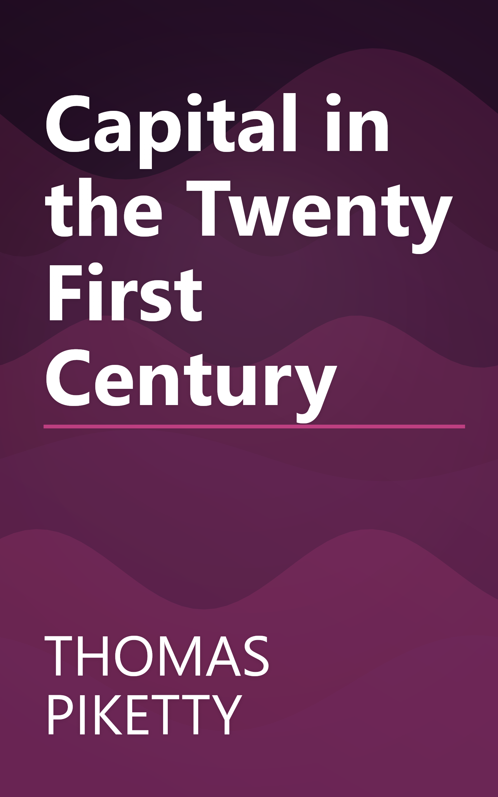 Capital in the Twenty First Century book cover