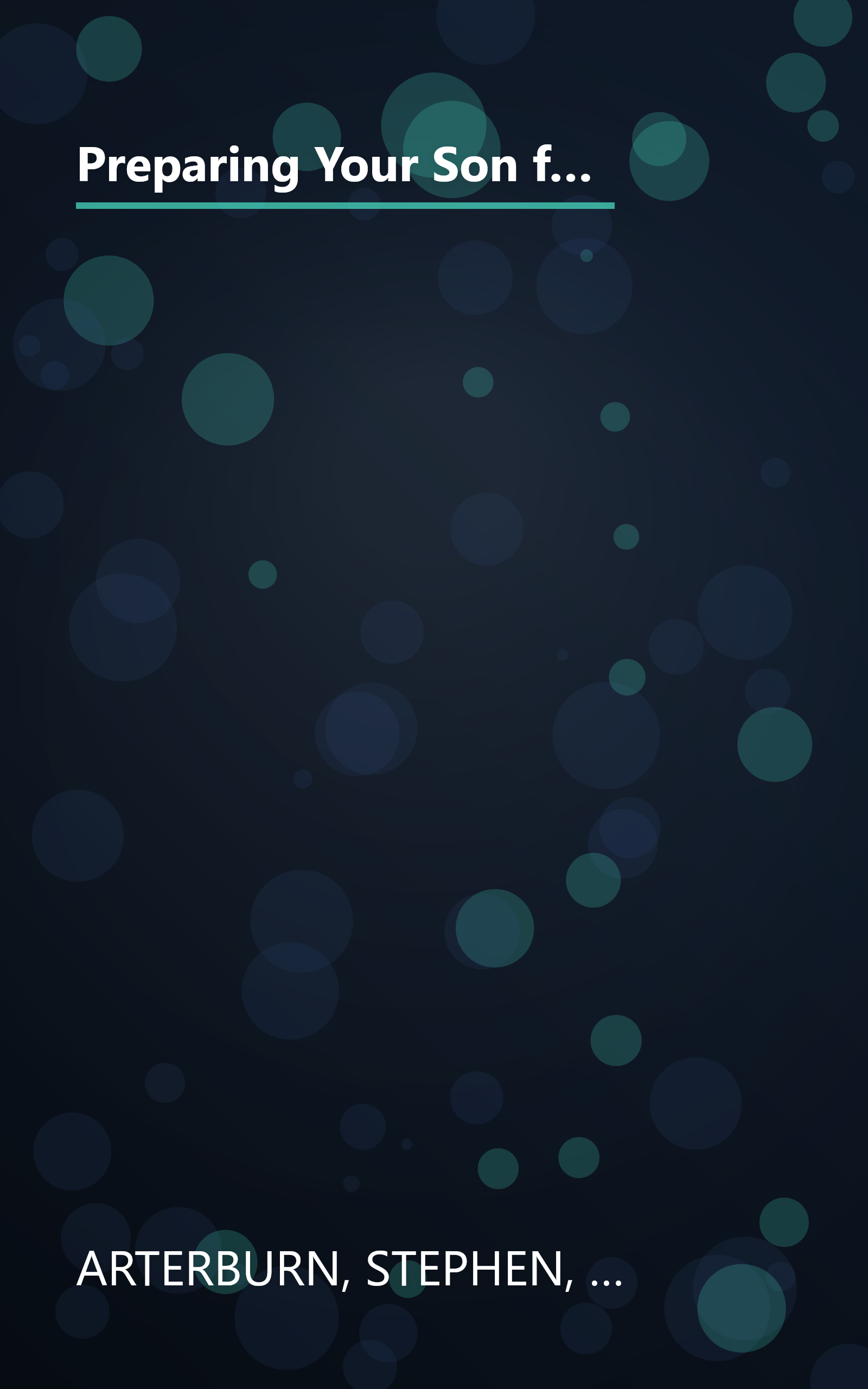 Preparing Your Son for Every Man's Battle: Honest Conversations About Sexual Integrity (The Every Man Series) book cover