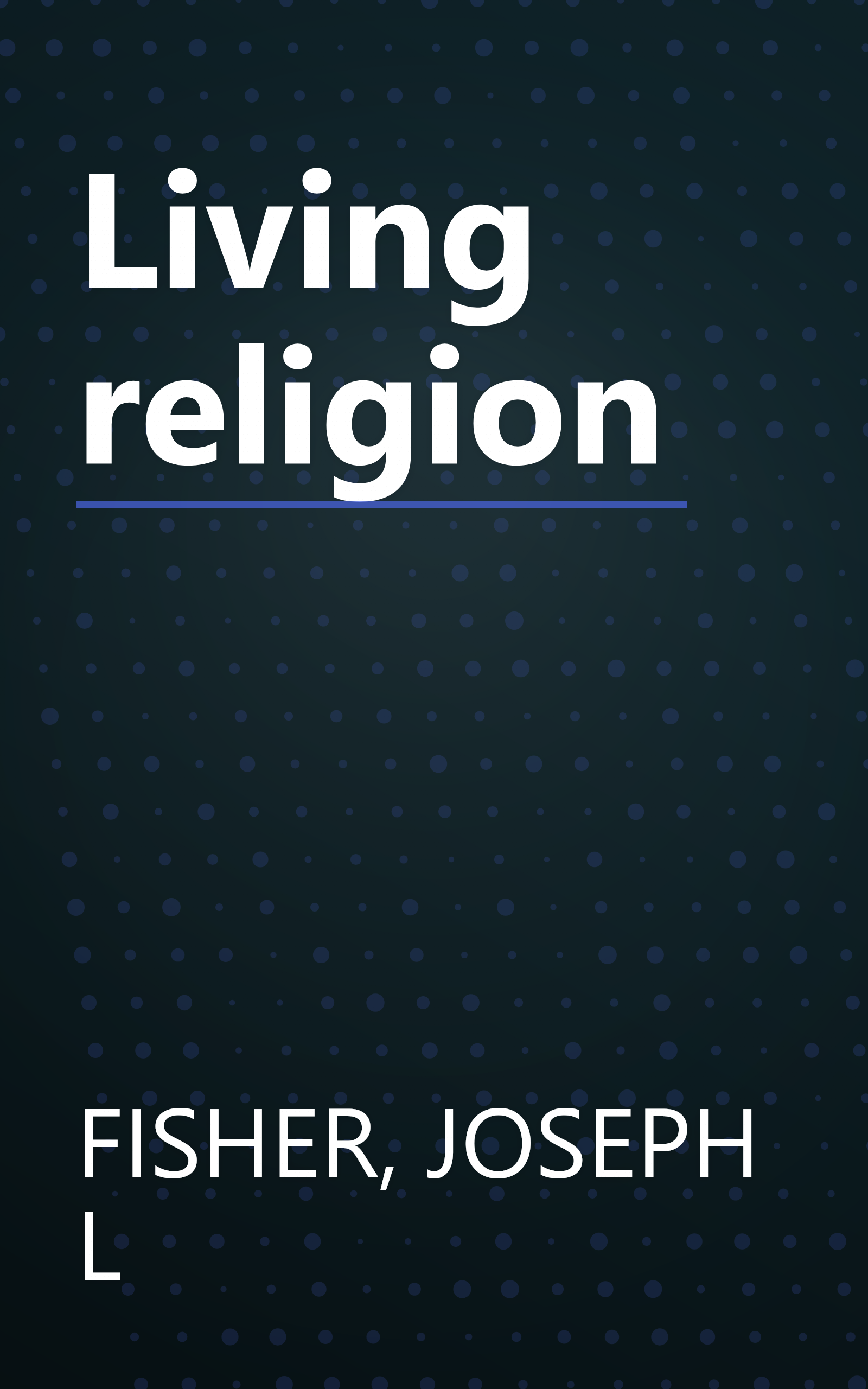 Living religion book cover