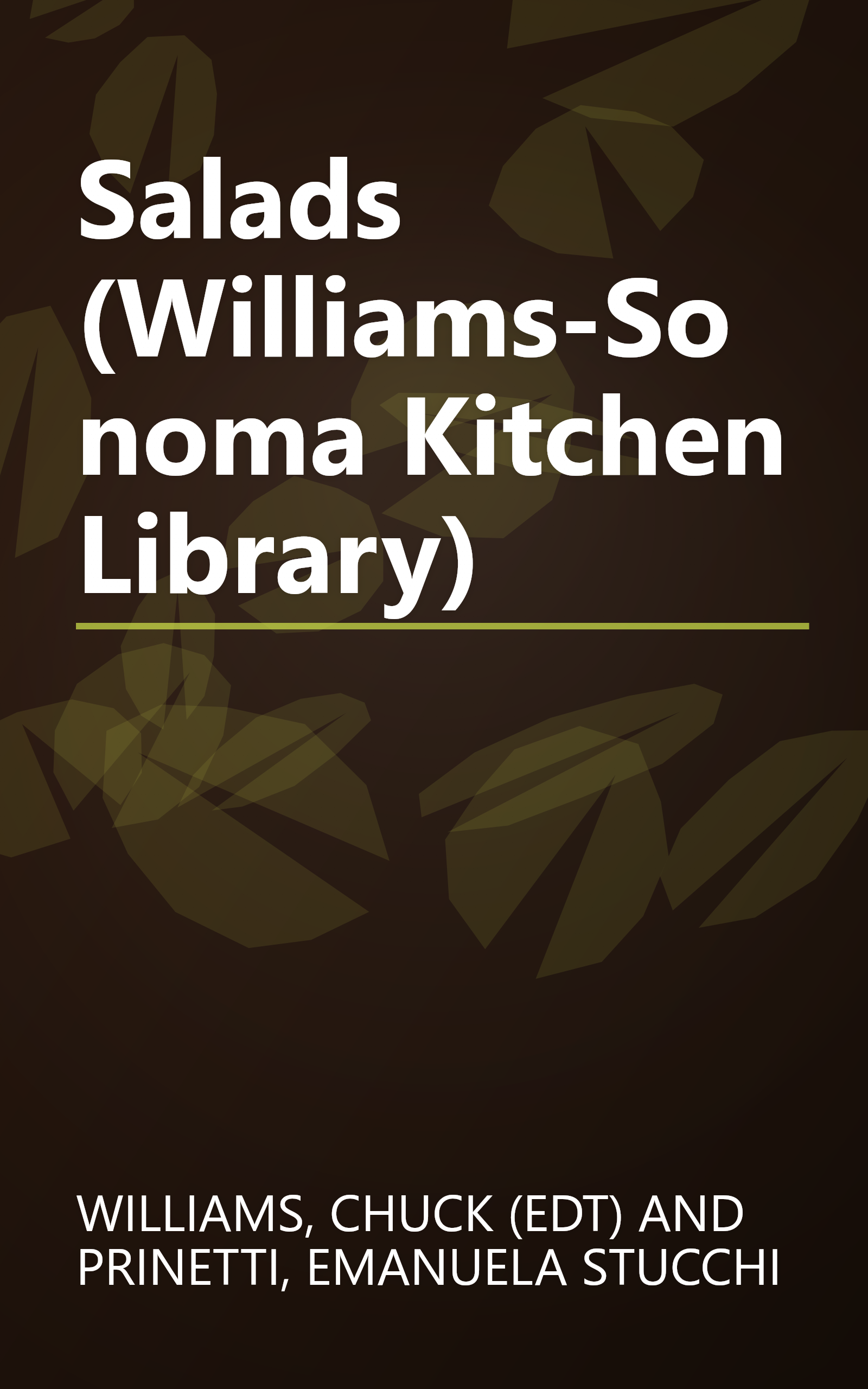 Salads (Williams-Sonoma Kitchen Library) book cover