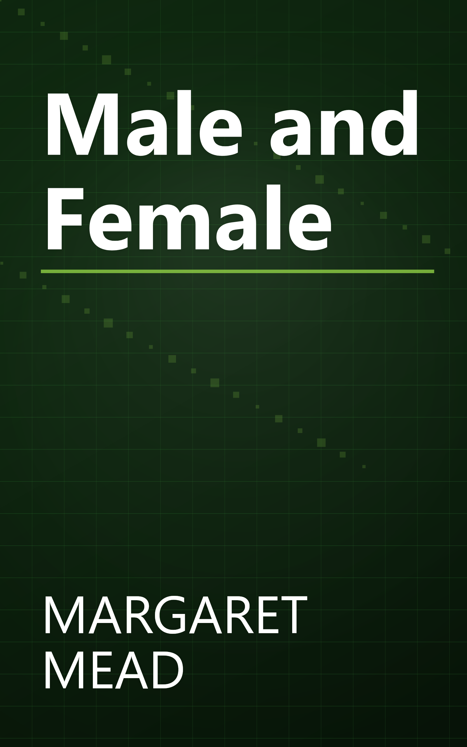 Male and Female book cover