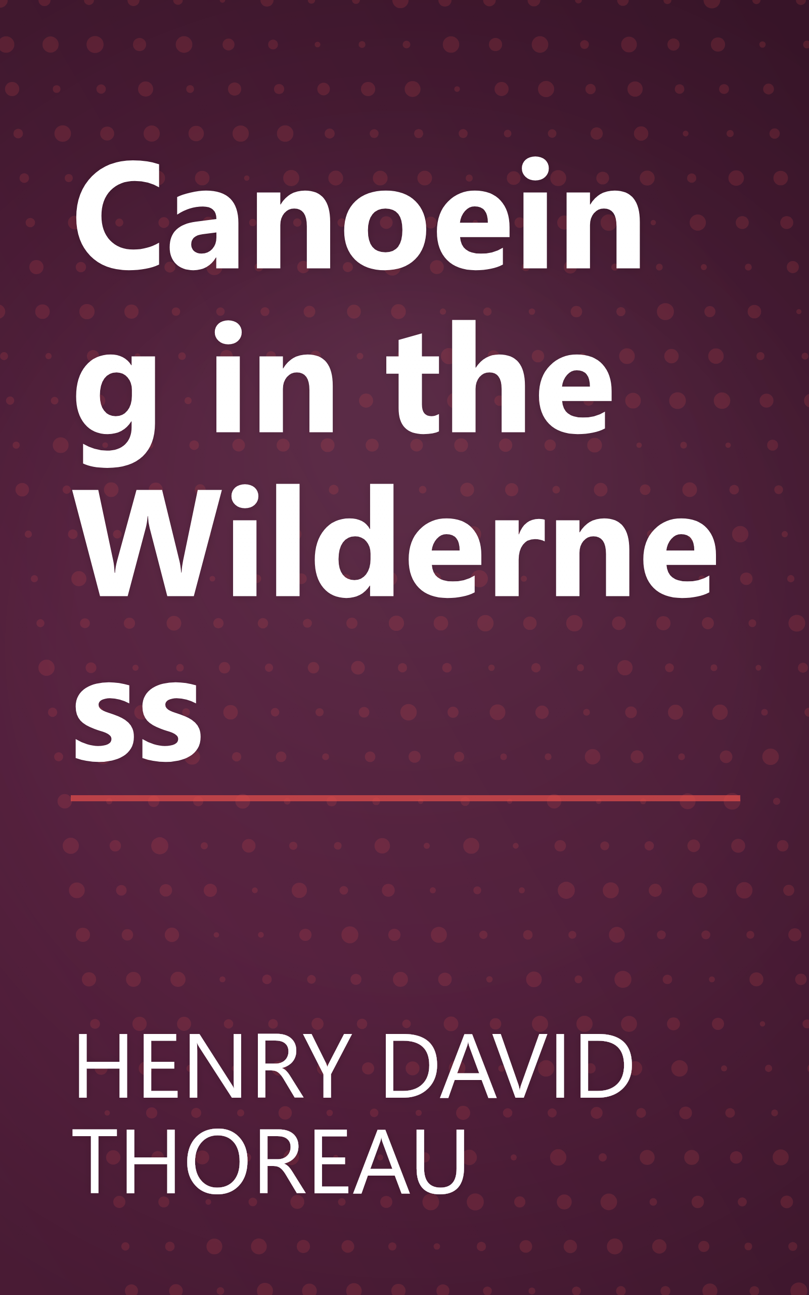 Canoeing in the Wilderness book cover