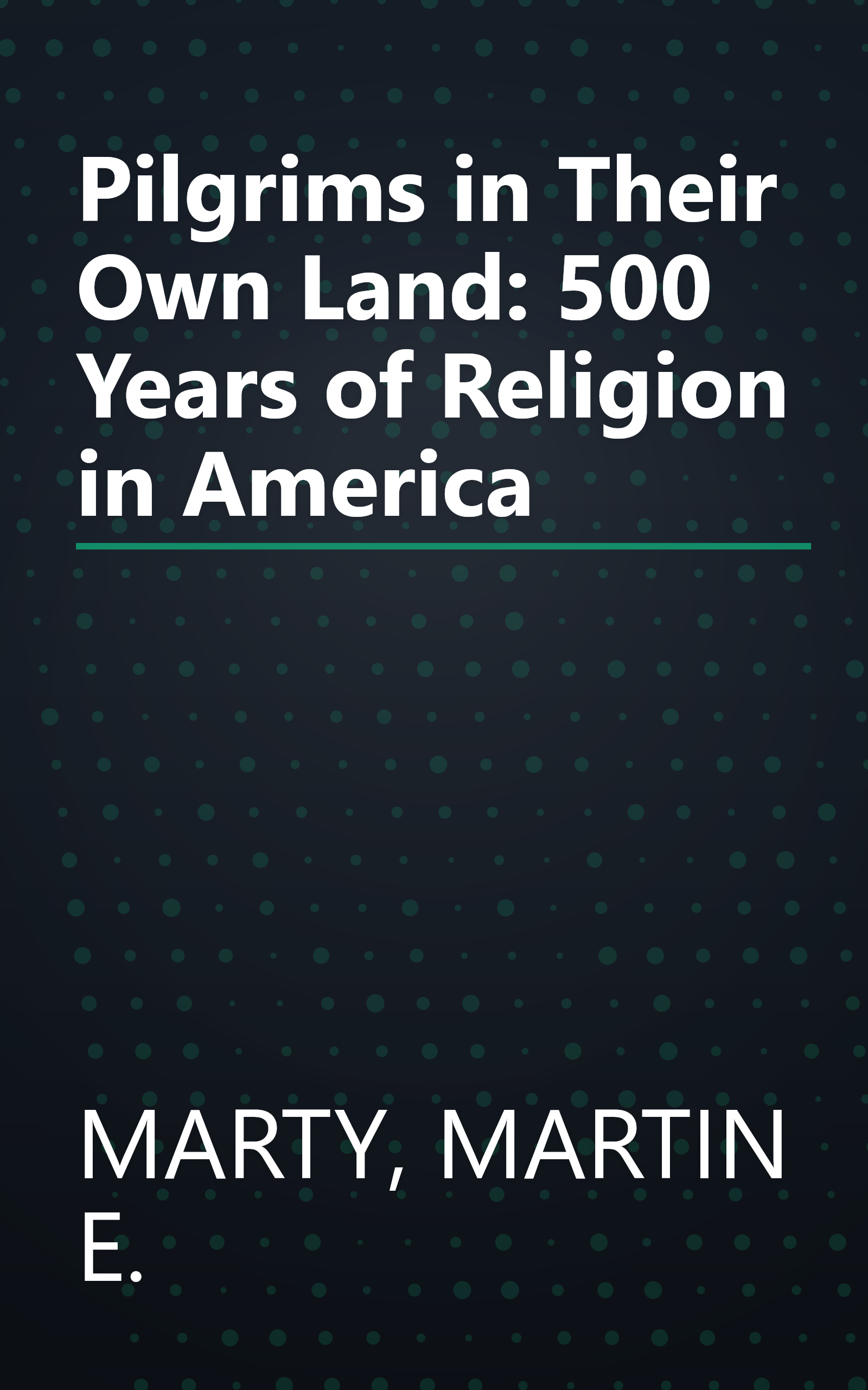 Pilgrims in Their Own Land: 500 Years of Religion in America book cover