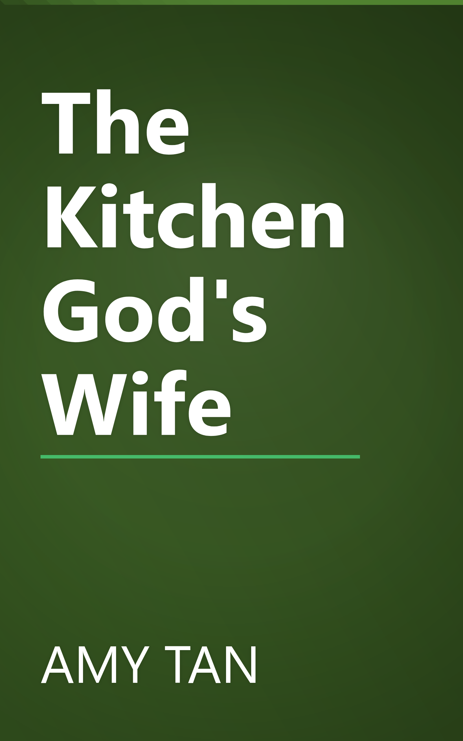 The Kitchen God's Wife book cover