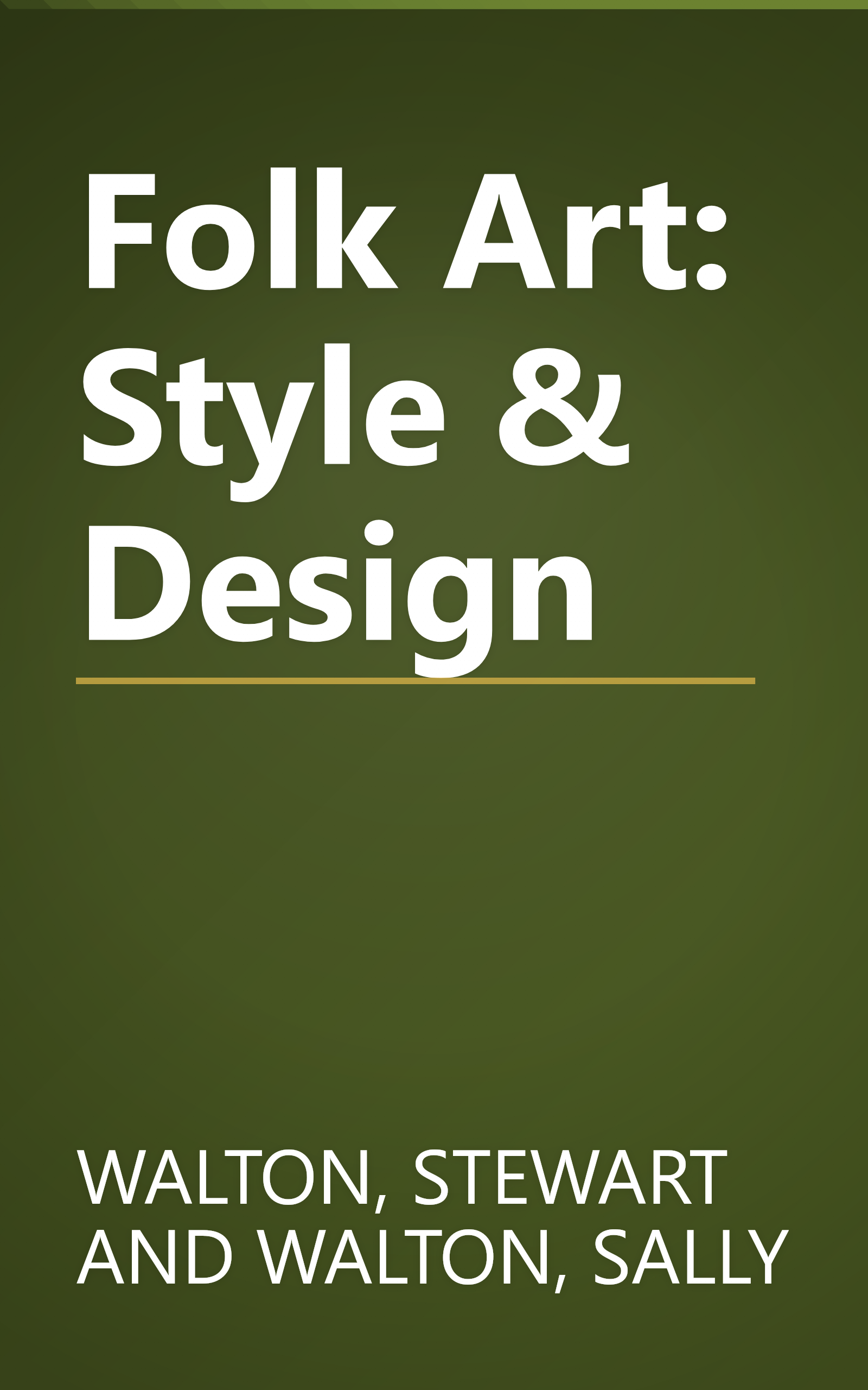 Folk Art: Style & Design book cover
