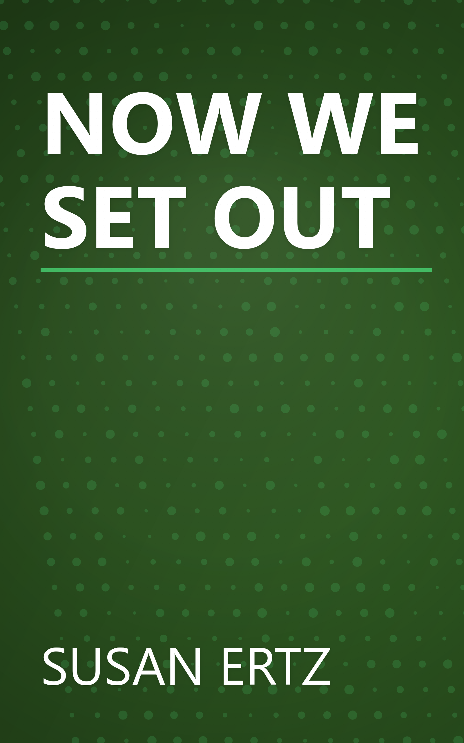 NOW WE SET OUT book cover