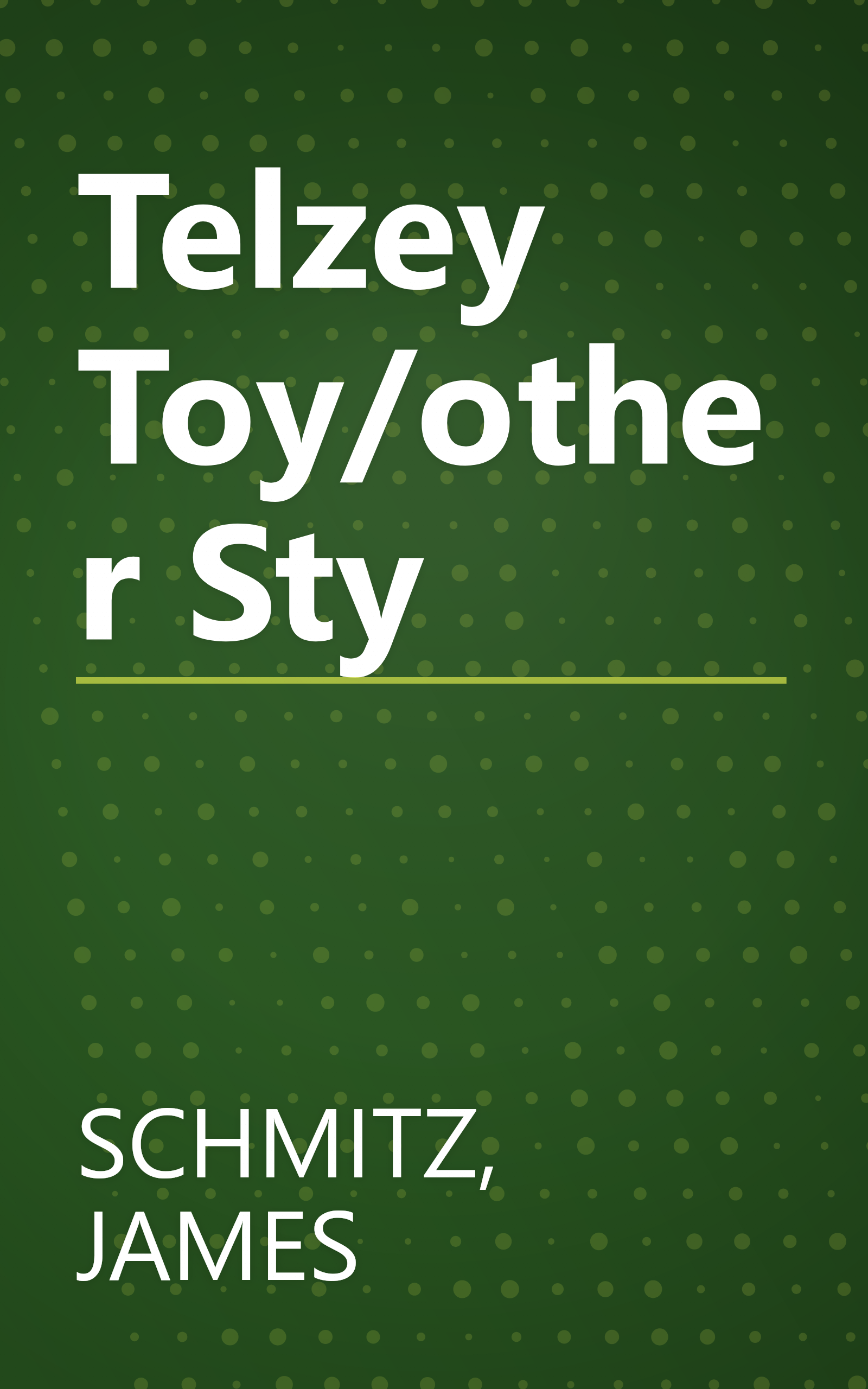 Telzey Toy/other Sty book cover